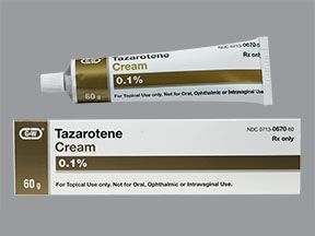Tazarotene topical cream: Side effects, dosage, uses, and more