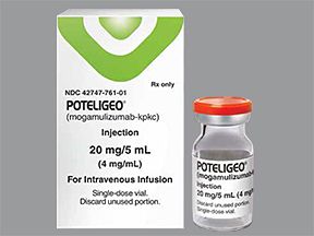 Poteligeo: Dosage, side effects, uses, and more