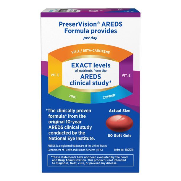 Buy PreserVision® AREDS Formula CoQ10 Soft Gels Online, 05/28/2024