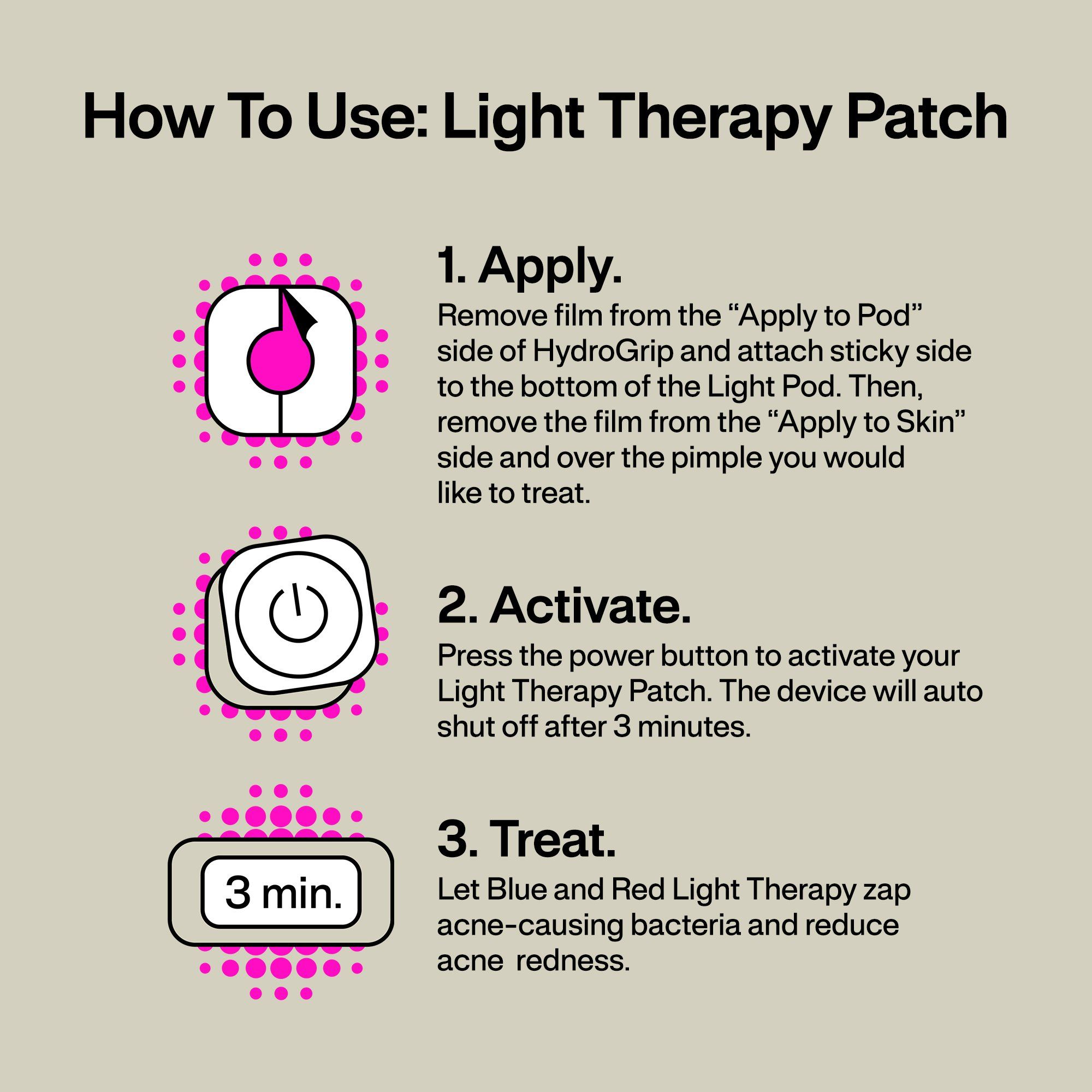 lab Acne Light Therapy Patch - 1 pack