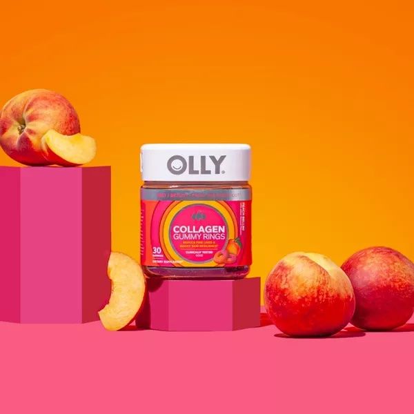 OLLY Collagen Gummy Rings, Reduce Fine Lines & Boost Skin Resilience ...