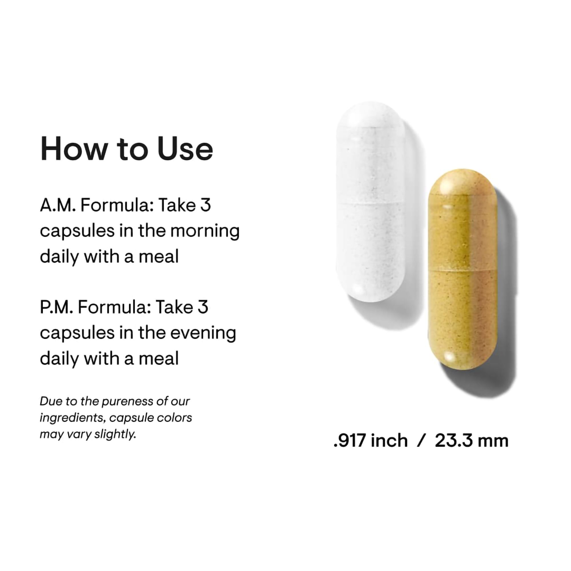 Thorne Multi-Vitamin Elite A.M & P.M Capsules - 180 ct