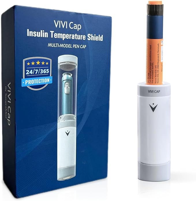 VIVI Cap Insulin Pen Temperature Shield for Prefilled & Refillable Pens ...
