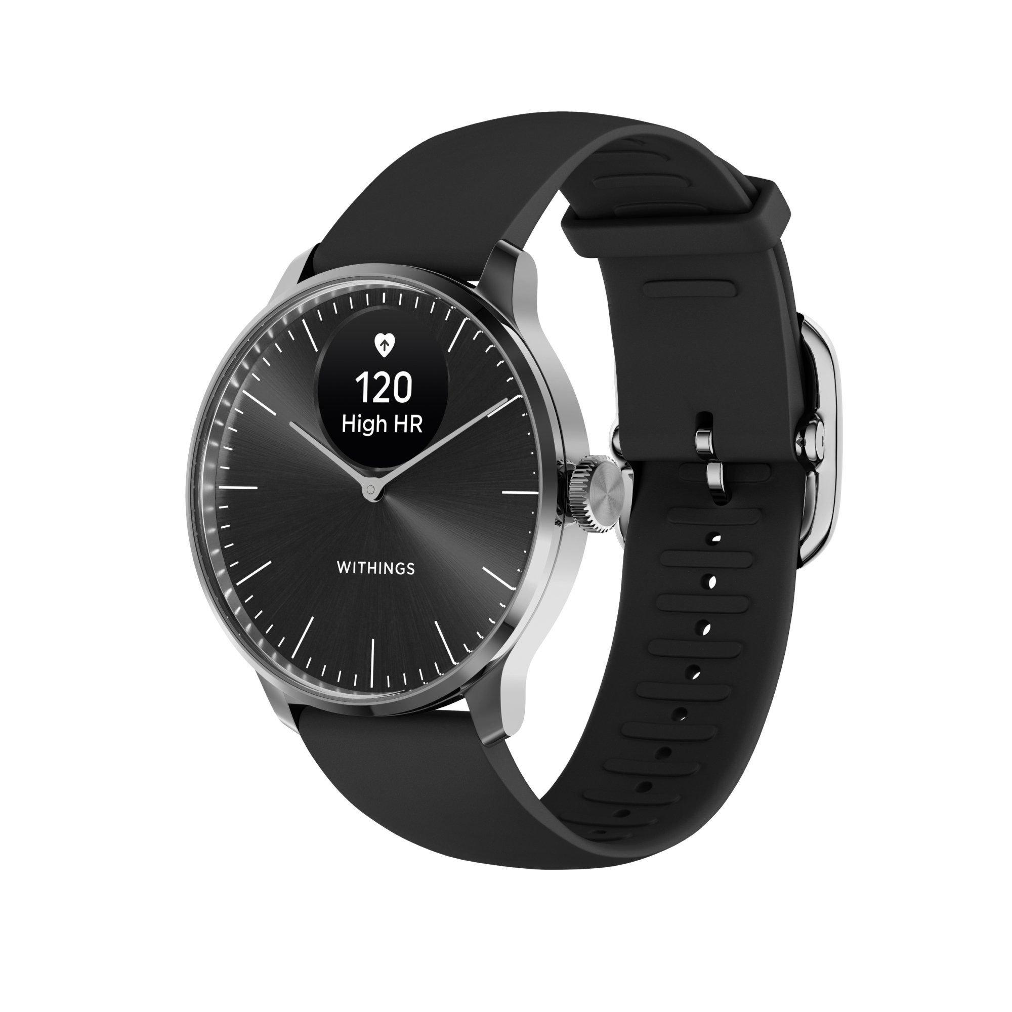 Withings ScanWatch Light - Daily Health Hybrid Smartwatch, 37mm - Black ...