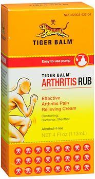 Tiger Balm Arthritis Rub Topical Pain Relief Cream - 4 fl oz