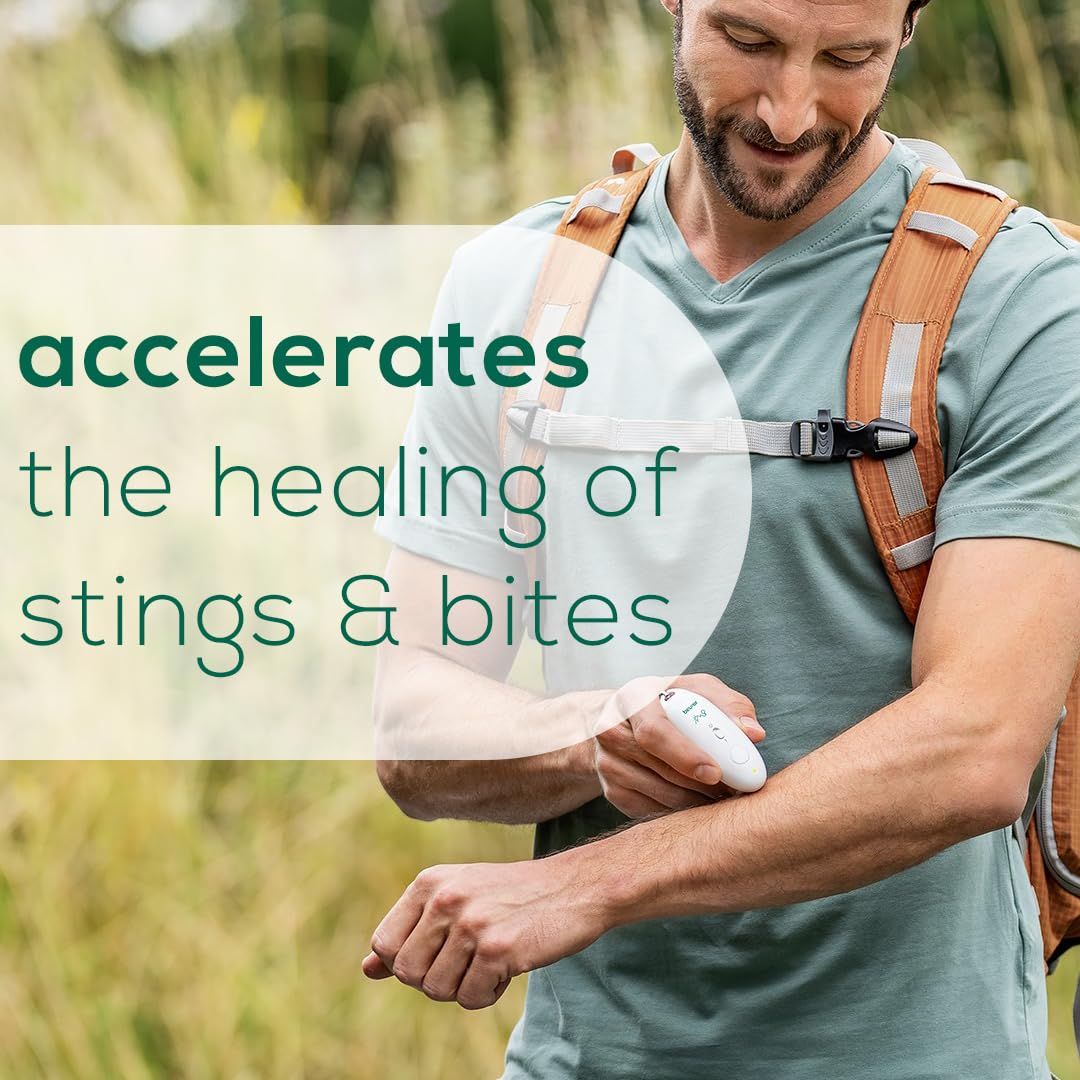 Beurer BR10 Insect Sting & Bite Healer with Clip, Natural Mosquito Bite ...