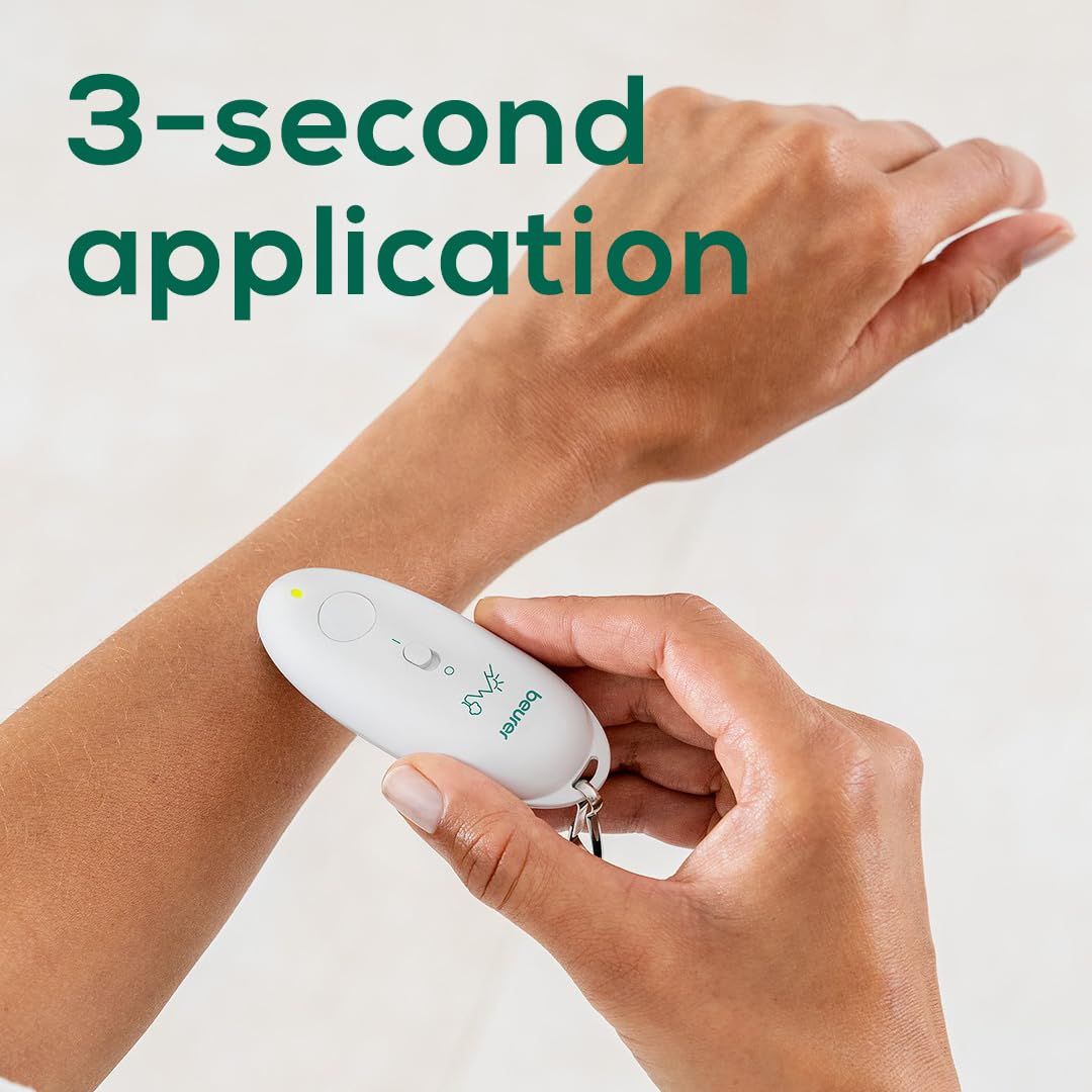 Beurer BR10 Insect Sting & Bite Healer with Clip, Natural Mosquito Bite ...