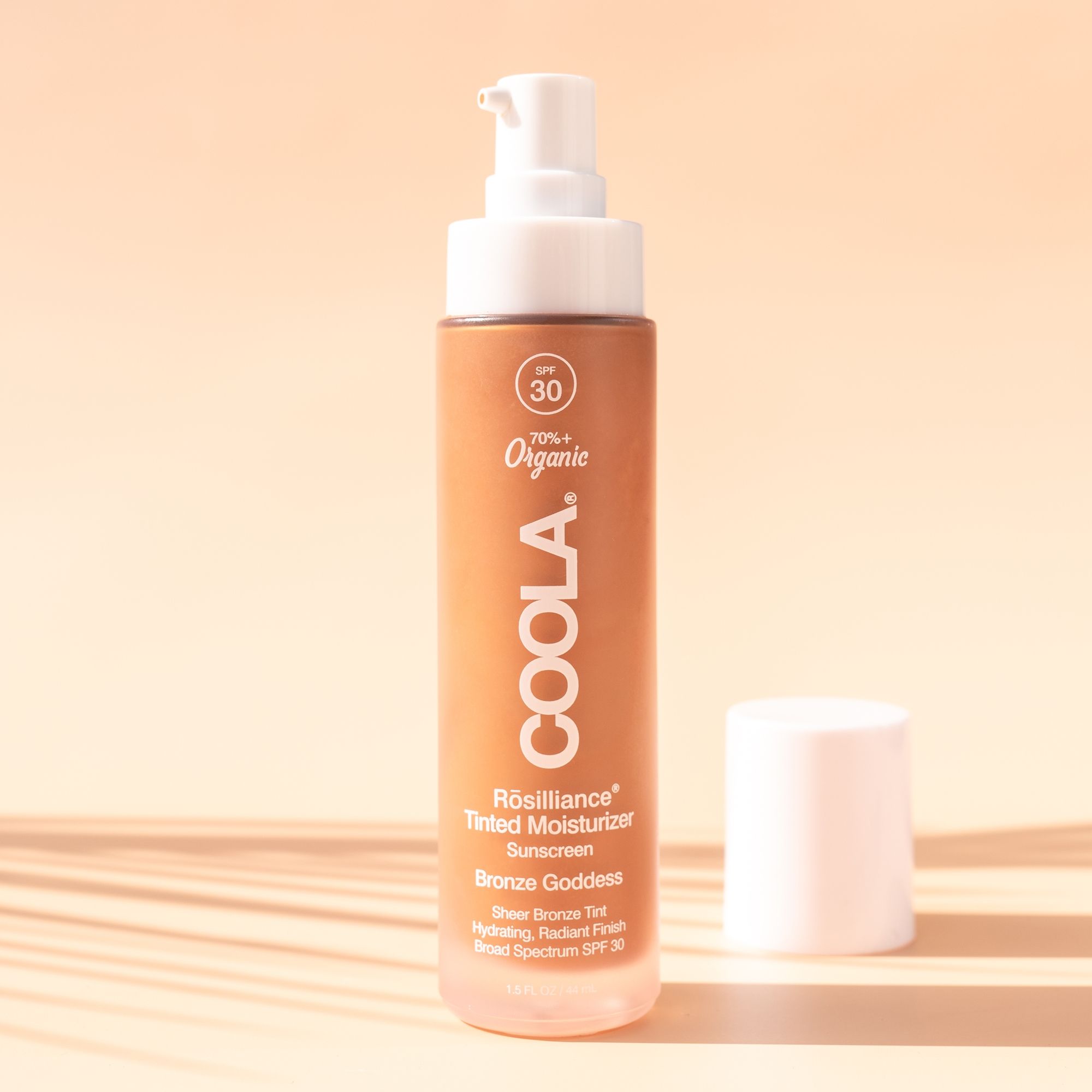 COOLA Rōsilliance® Tinted Facial Moisturizer Organic Sunscreen Cream ...