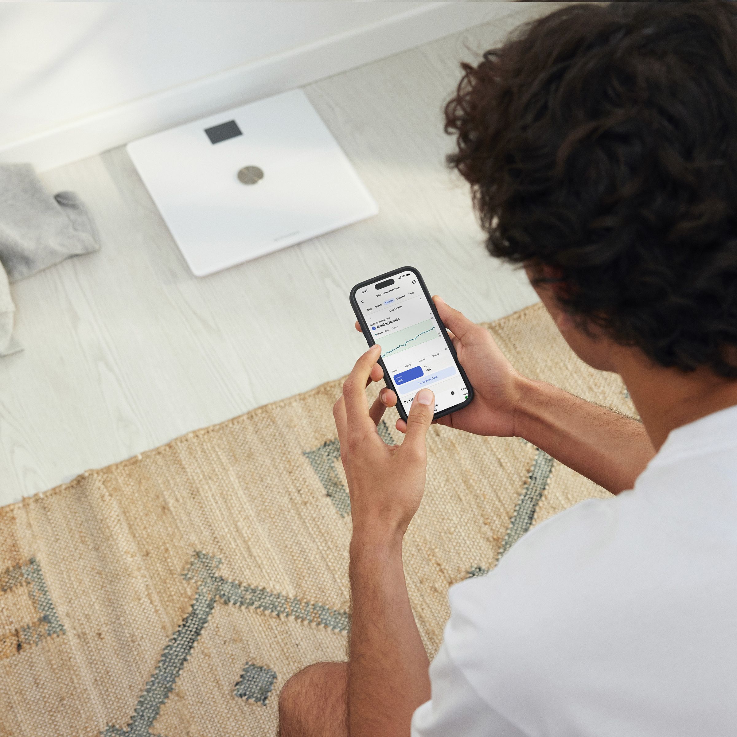 Withings Body Smart Advanced Body Composition Smart Wi-Fi Scale - White