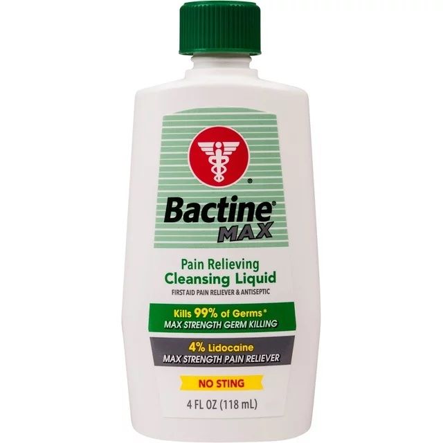 Bactine Max Pain Relieving Cleansing Liquid - 4 fl oz