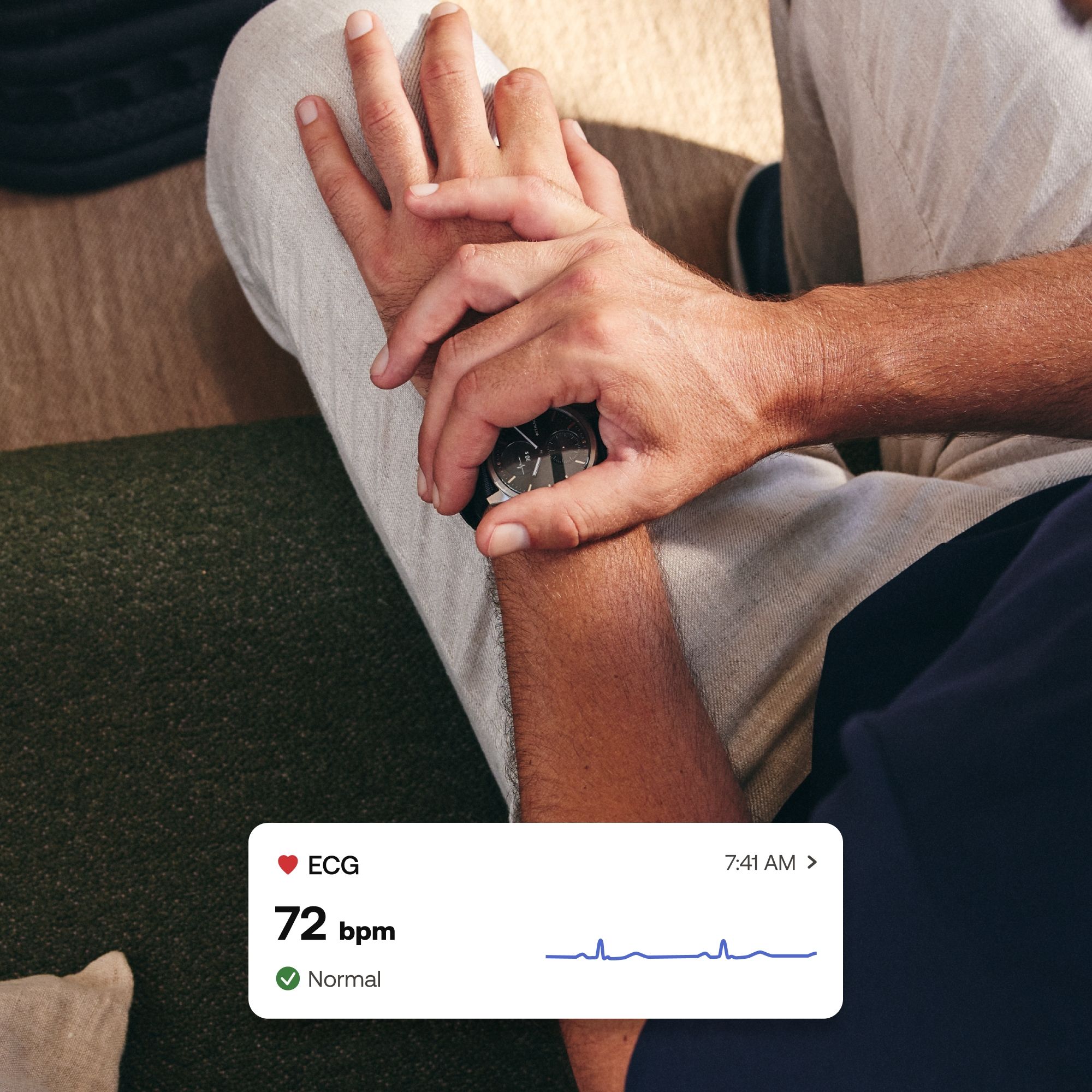 Withings ScanWatch 2 - Heart Health Hybrid Smartwatch, 42mm - Black