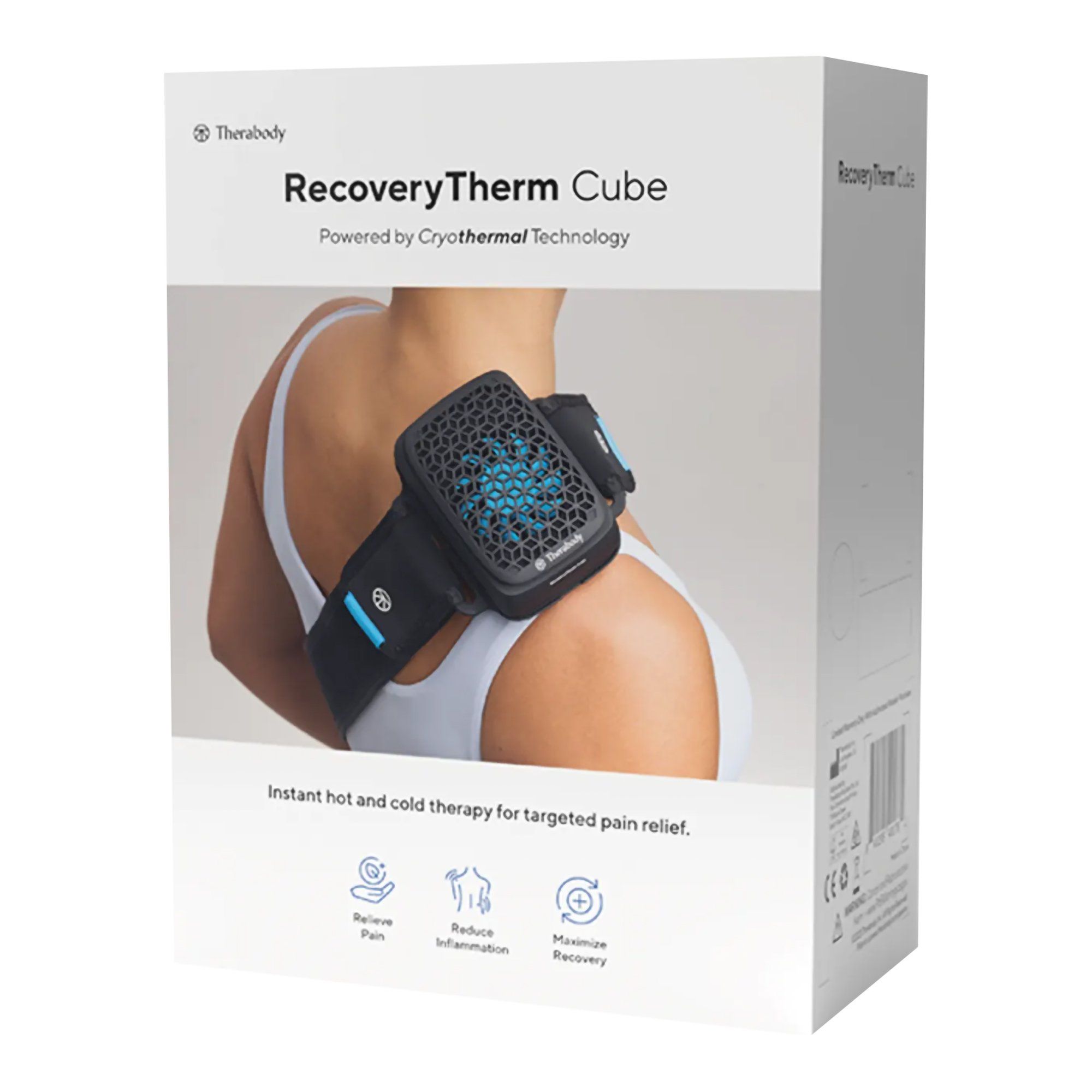 Therabody - RecoveryTherm Instant Hot/Cold Therapy Cube - Black