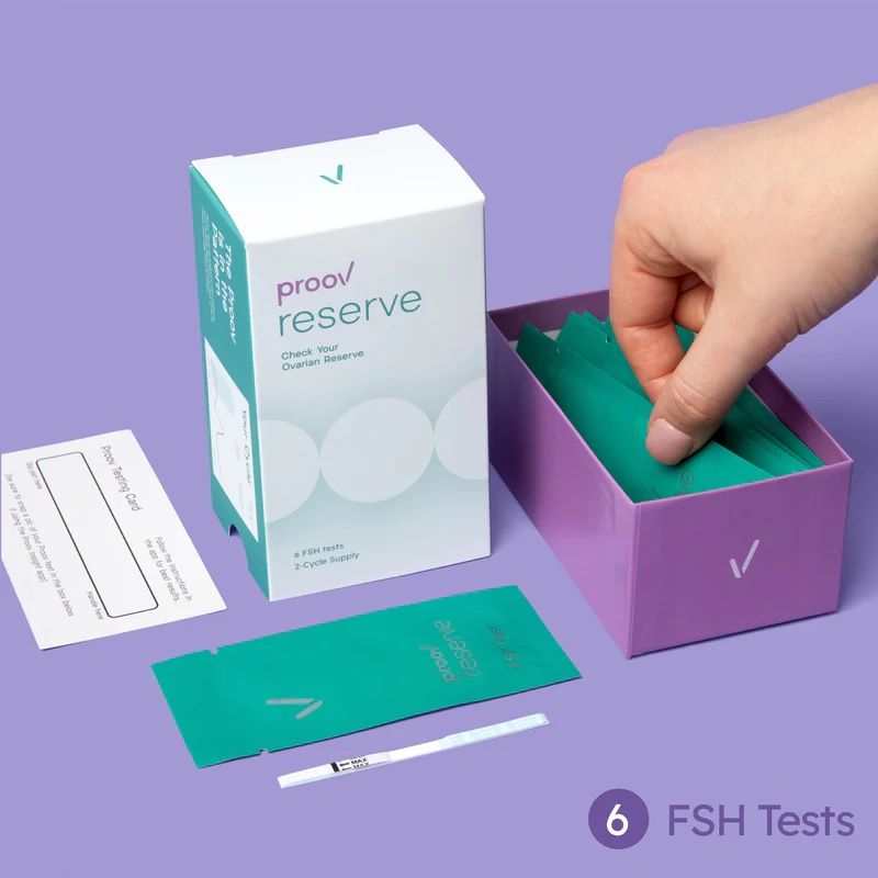 Proov Reserve FSH Self-Test - 6 ct