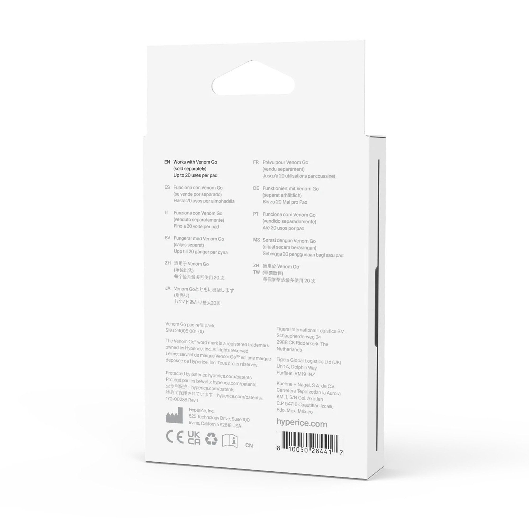 Hyperice Venom Go Refill Pack - 3 ct