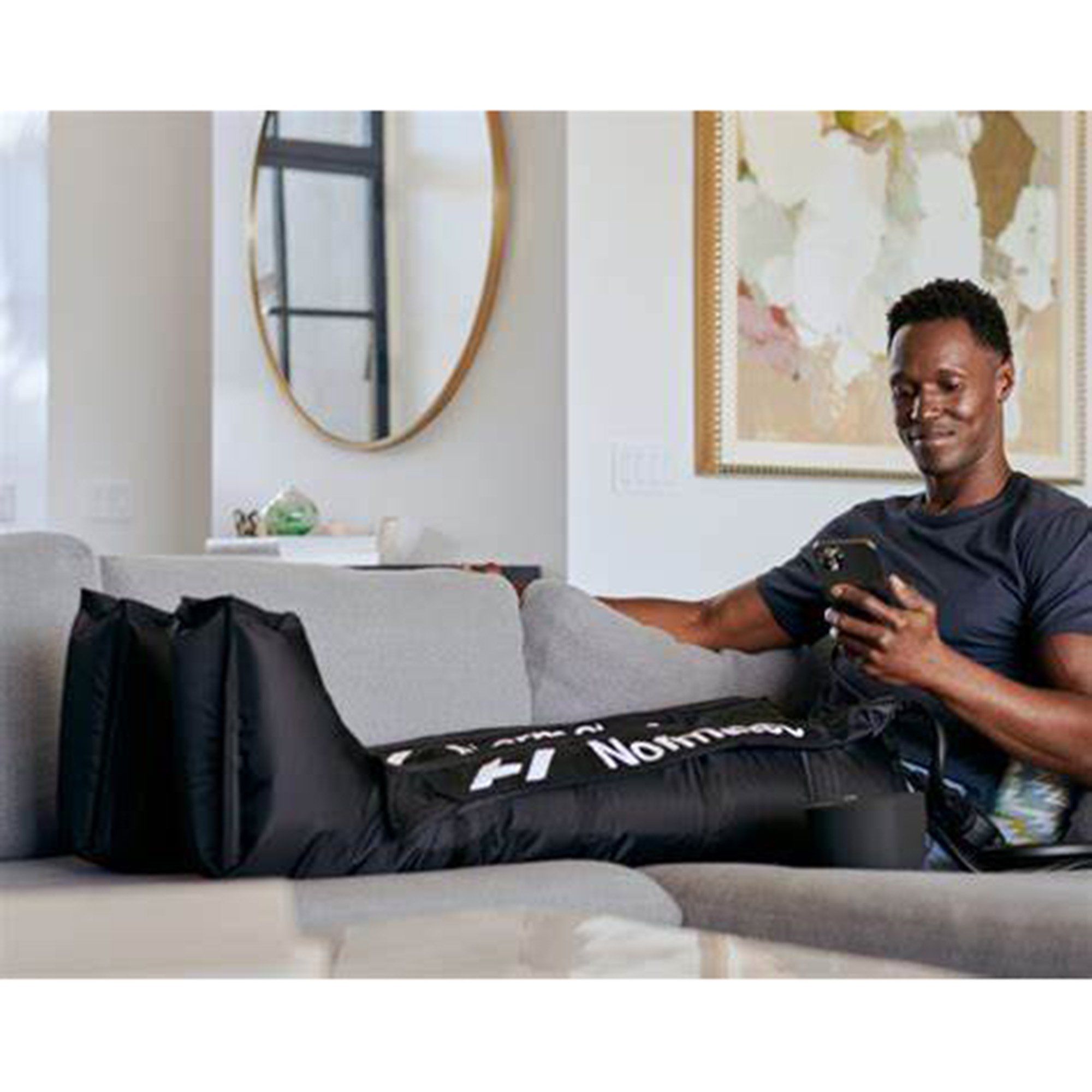 Hyperice Normatec Leg Attachments, Tall - Black