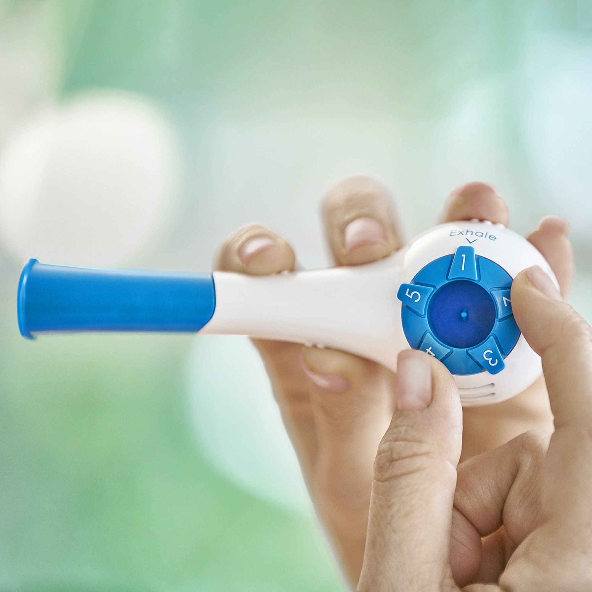 The BREATHER Respiratory Muscle Trainer, Blue - 1 ct