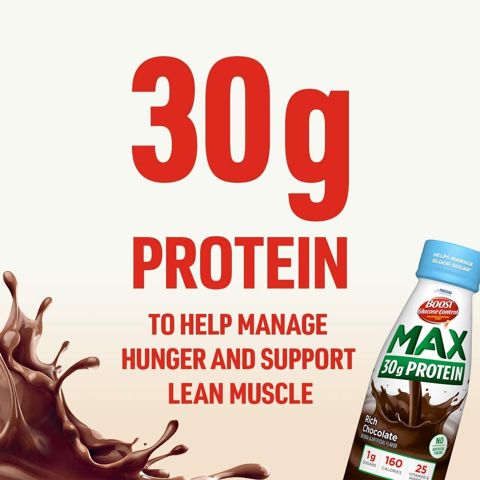 Boost Glucose Control Max, 30g, Rich Chocolate, 11 fl oz - 1 ct