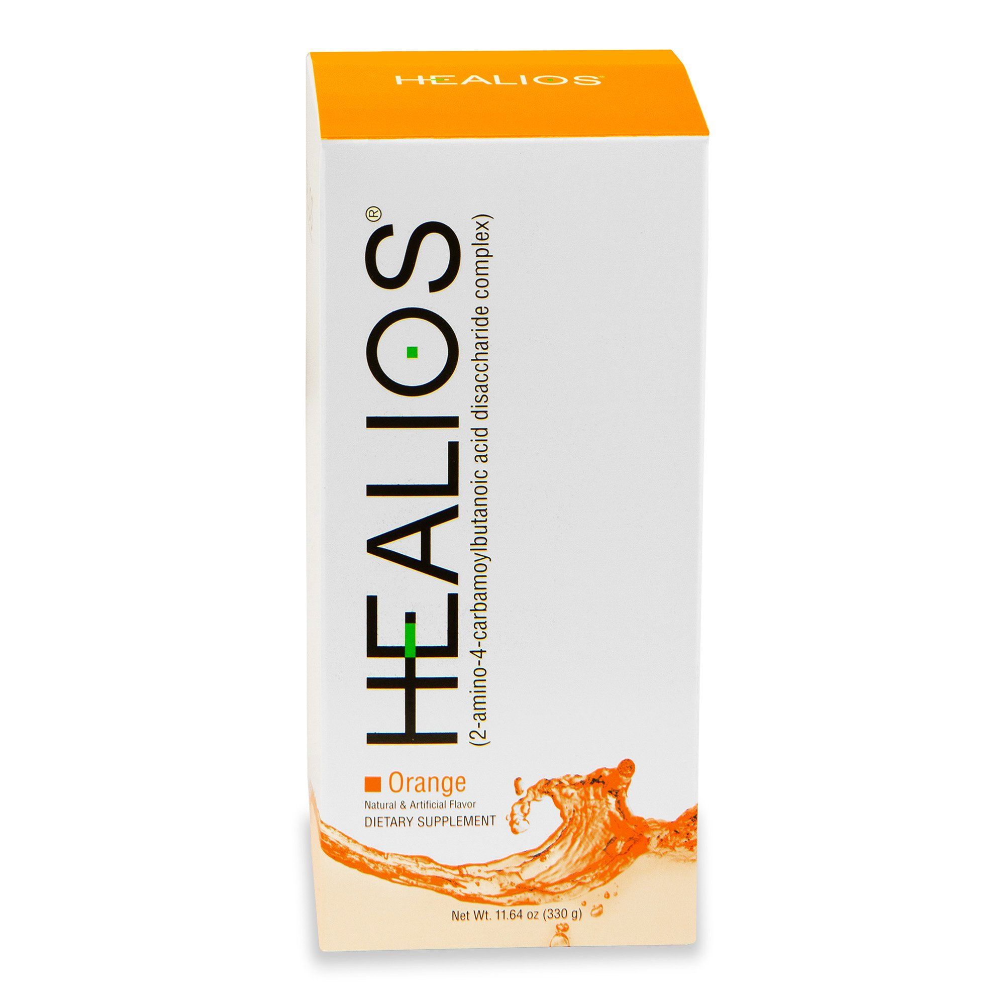 Healios Oral Supplement Powder for Mouth Sores, Orange - 11.64 oz