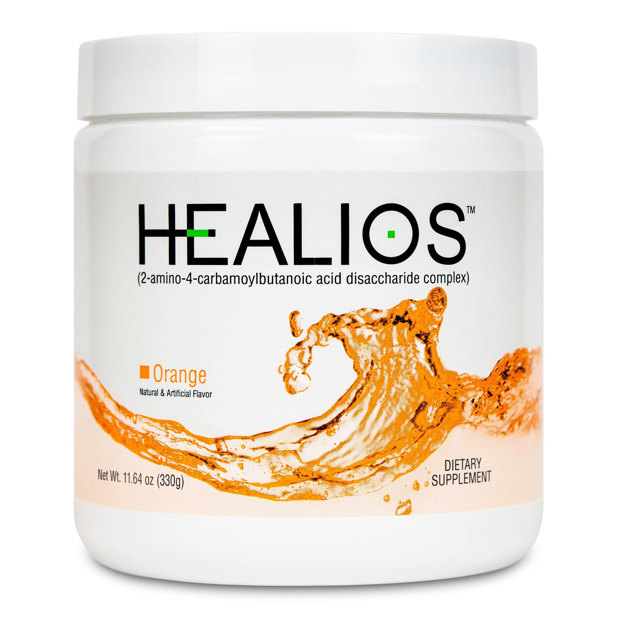Healios Oral Supplement Powder for Mouth Sores, Orange - 11.64 oz