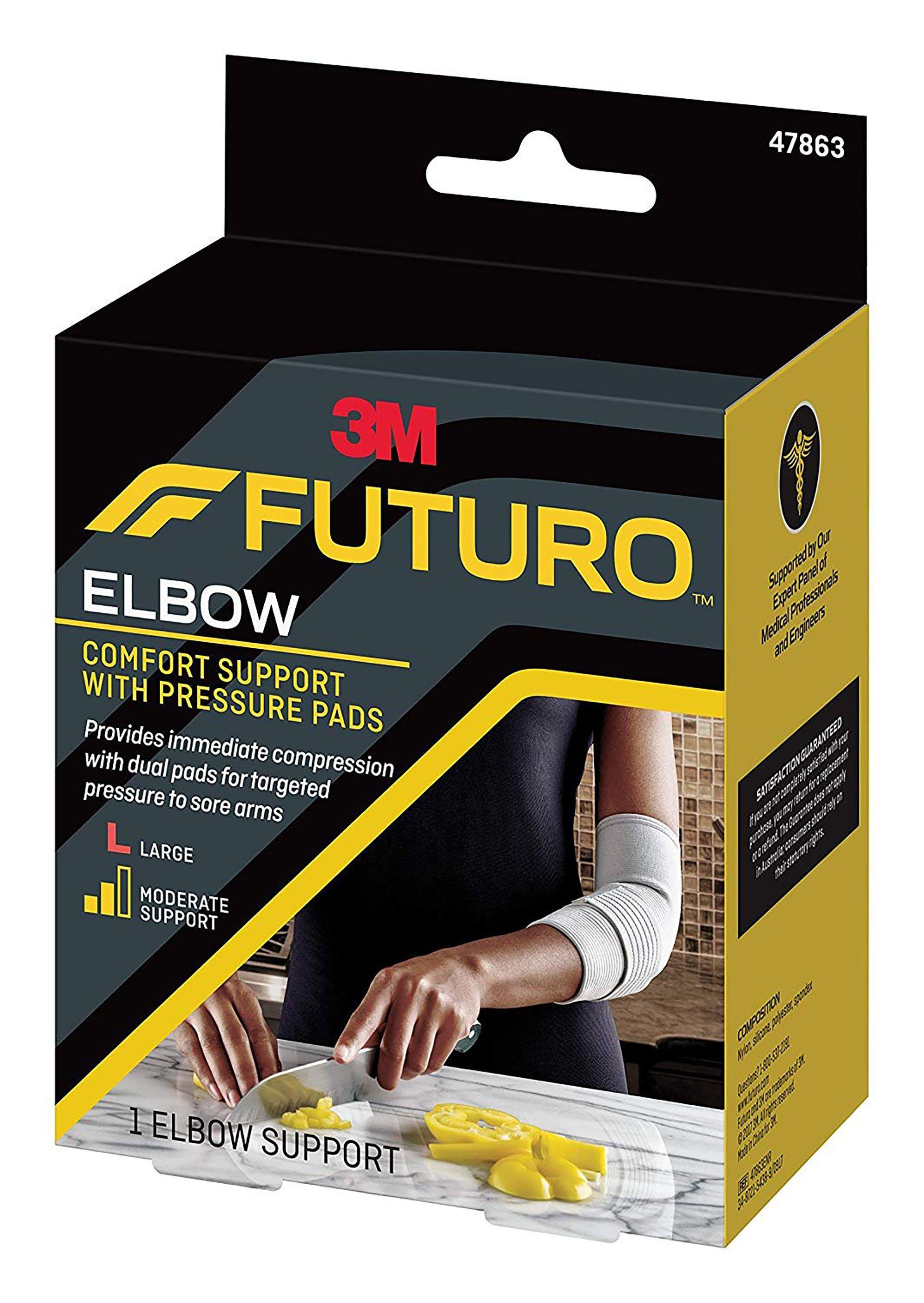 FUTURO Elbow Support with Pressure Pads, Universal, Large - 1 ct