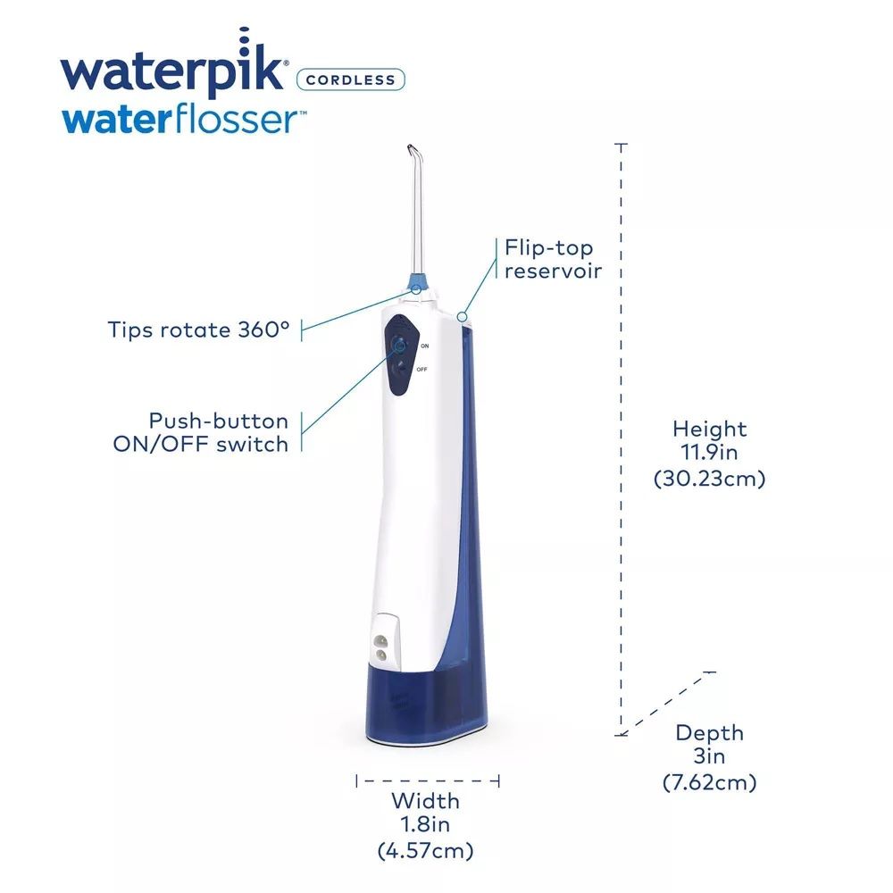 Waterpik Cordless Water Flosser - 5 oz Water Reservoir