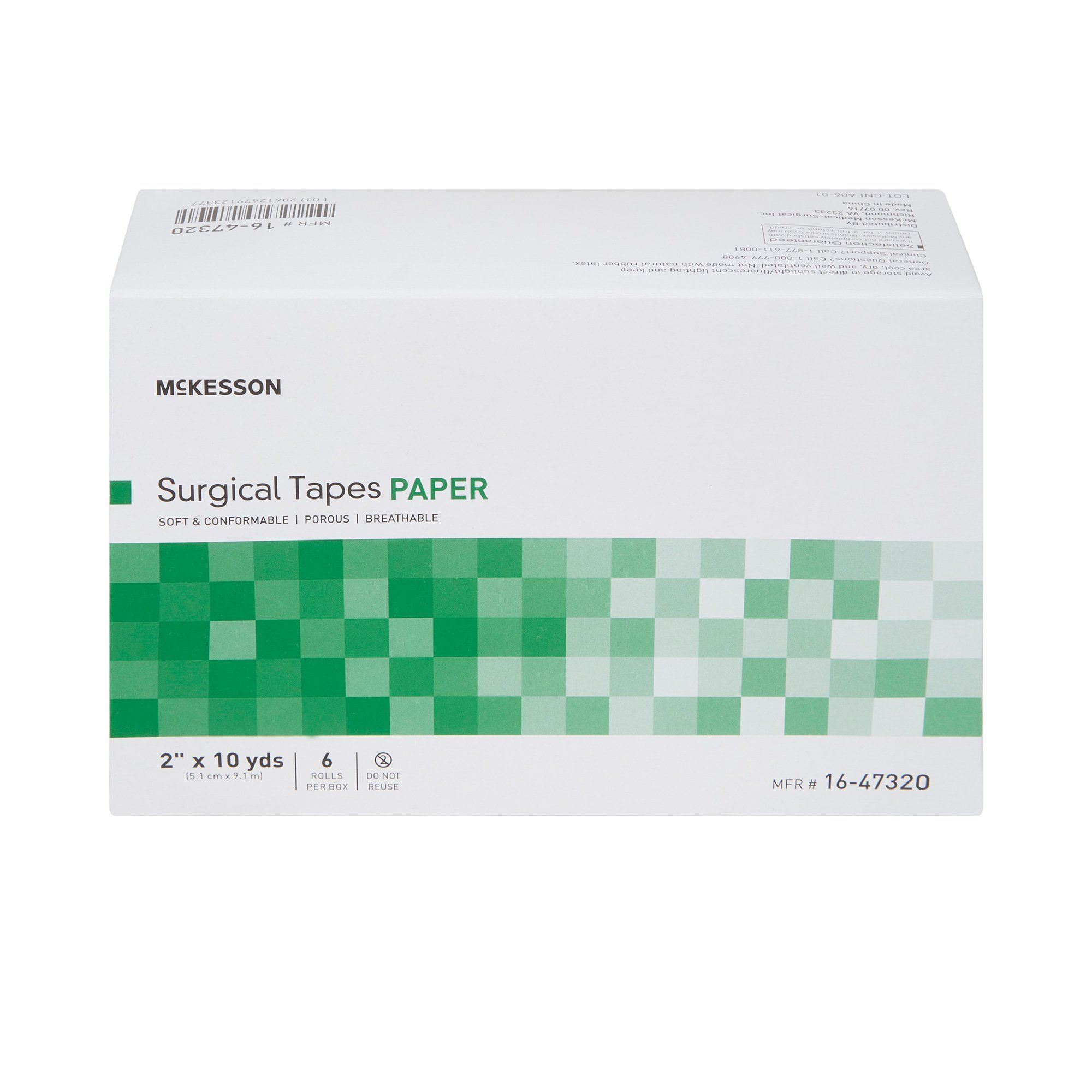 McKesson Surgical Paper Tape 2" x 10 yds - 6 ct