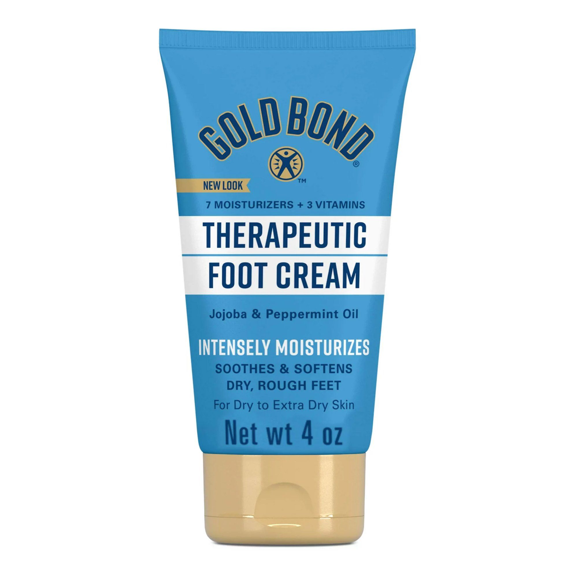 Gold Bond Therapeutic Foot Cream With Jojoba & Peppermint Oil - 4 oz