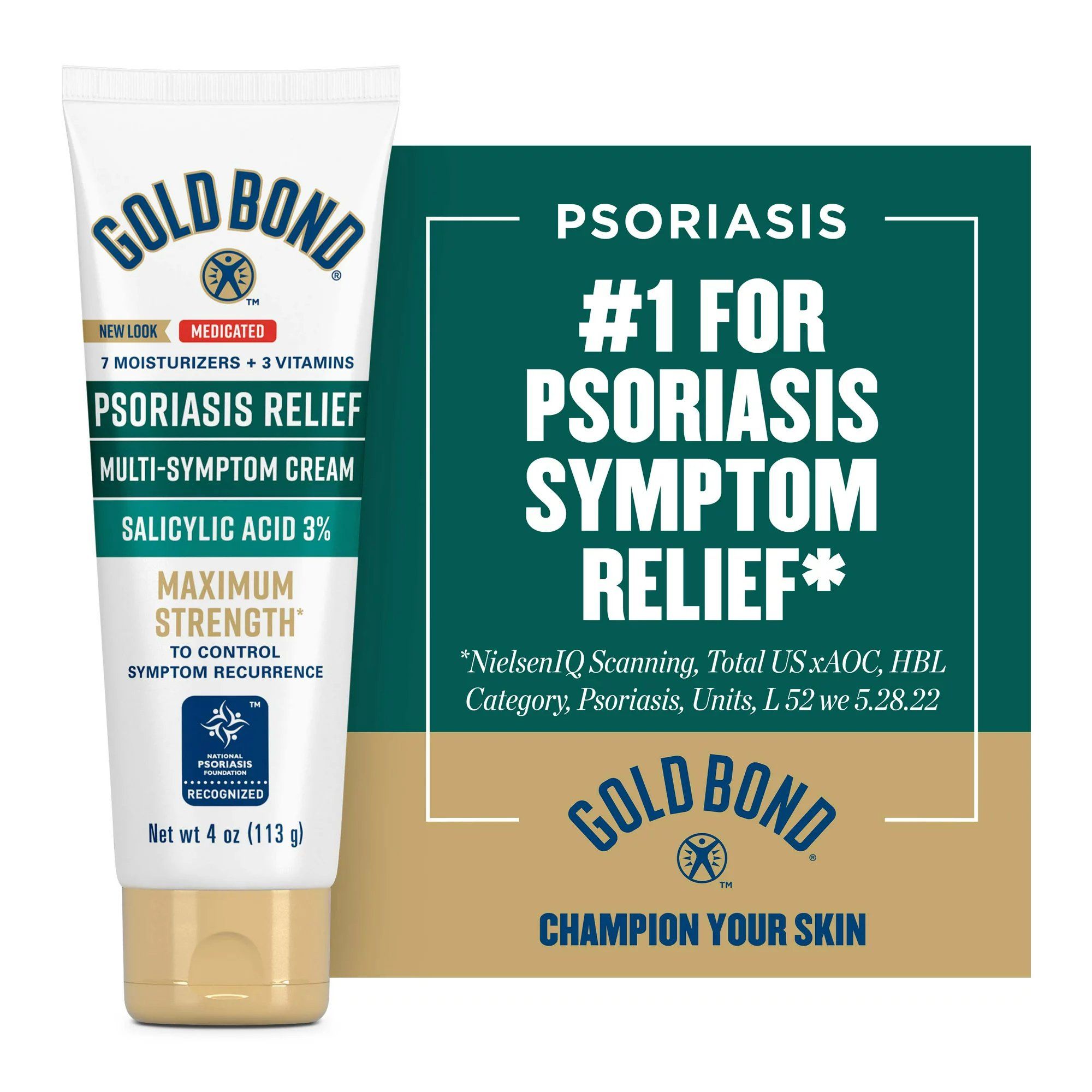 Gold Bond Maximum Strength Psoriasis Relief Medicated Multi-Symptom ...