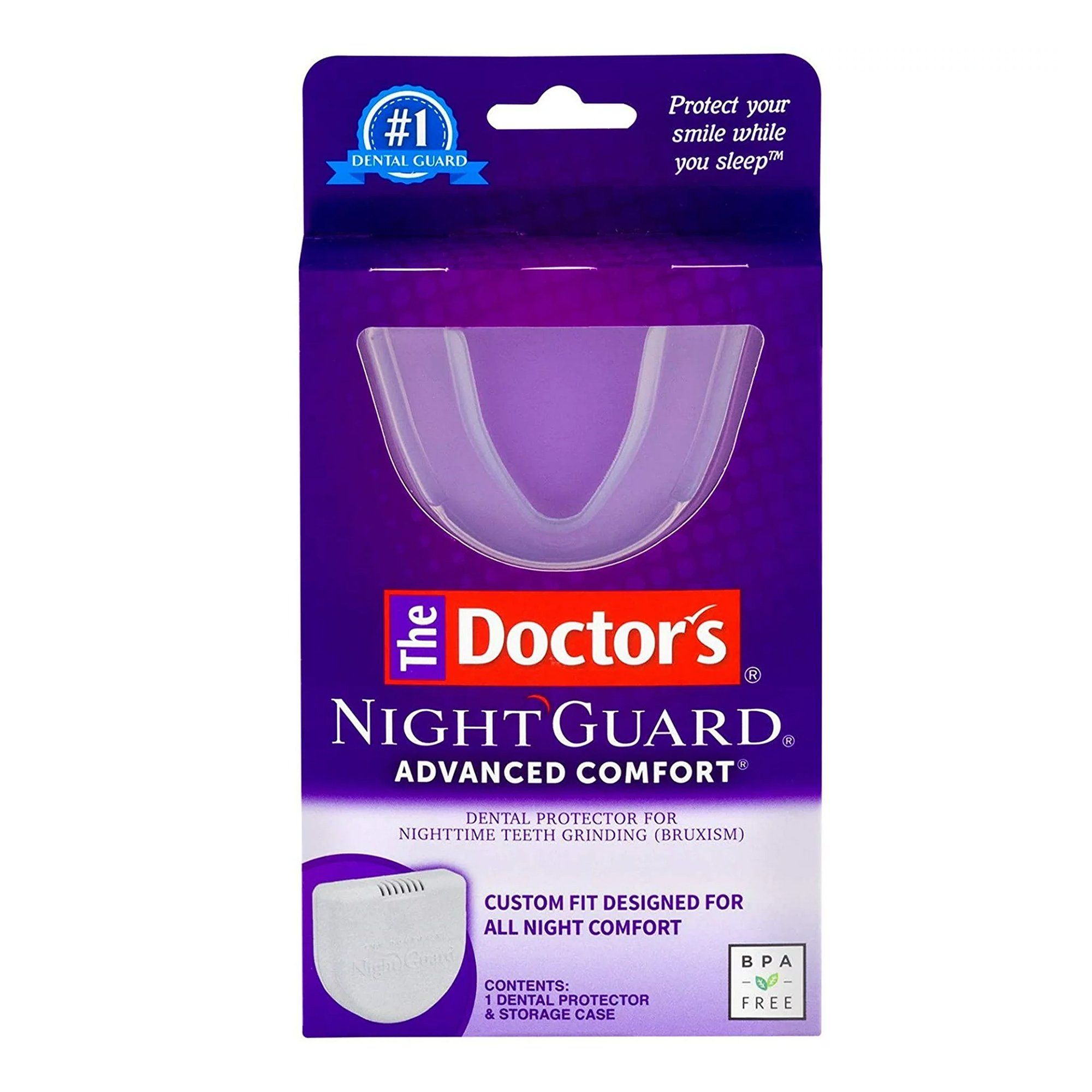 The Doctor's Advanced Comfort Night Guard for Nighttime Teeth Grinding ...