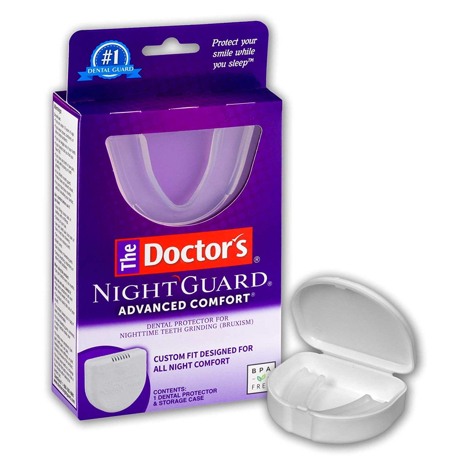 The Doctor's Advanced Comfort Night Guard for Nighttime Teeth Grinding ...