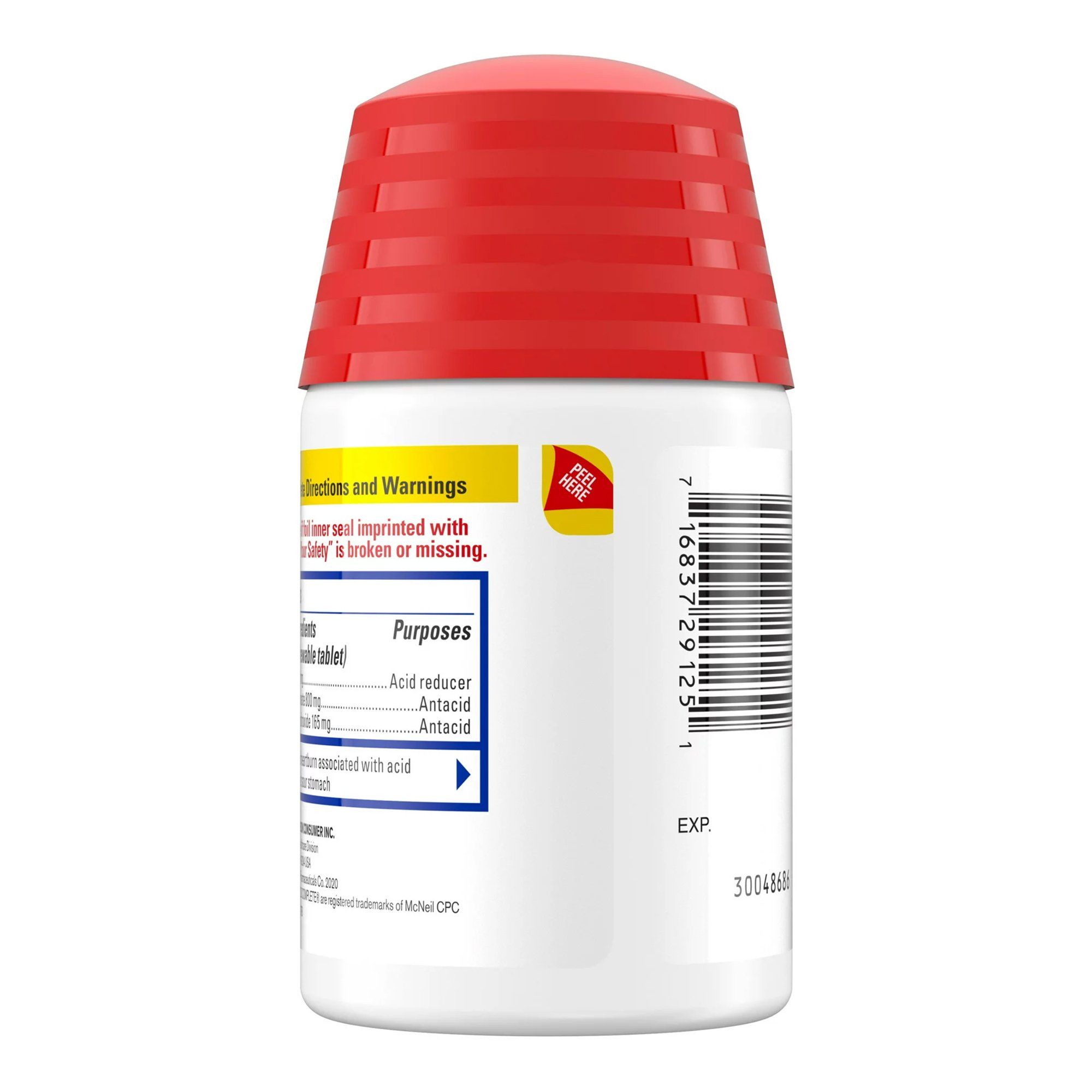 Pepcid Complete Acid Reducer + Antacid Chewables, Berry - 25 ct