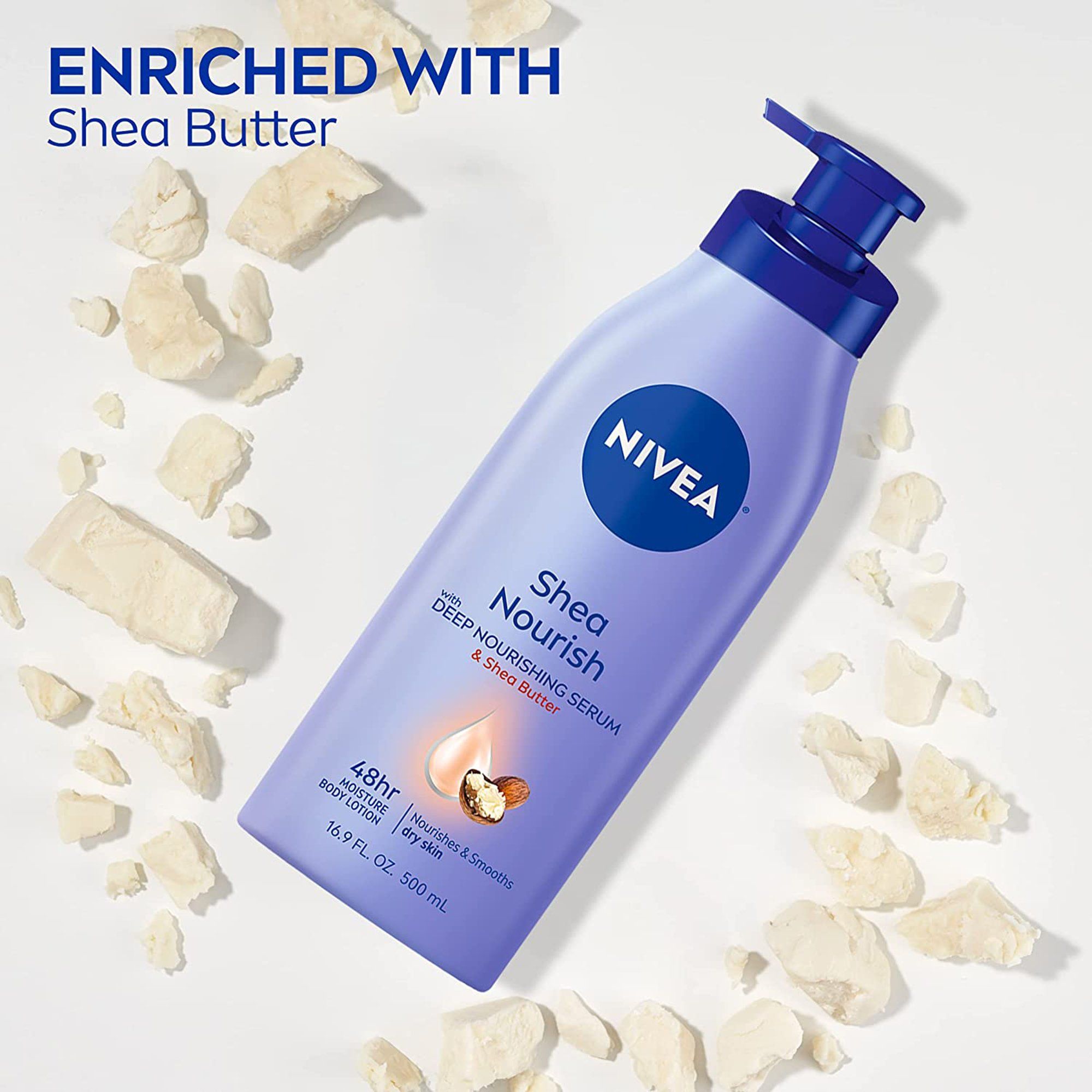 Nivea Shea Nourish Body & Hand Lotion with Shea Butter - 16.9 fl oz