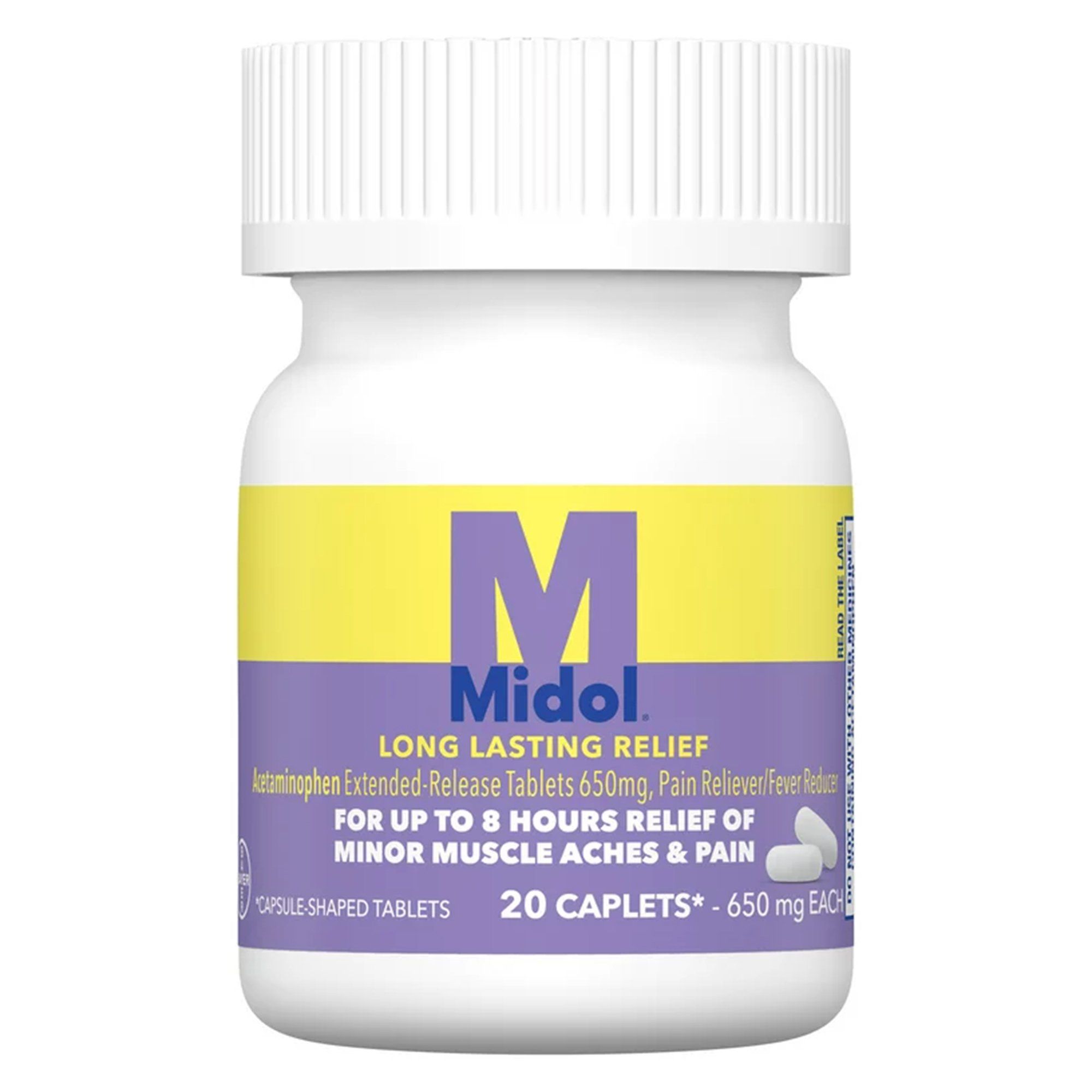 Midol Long Lasting Relief Menstrual Pain Relief Caplets - 20 ct