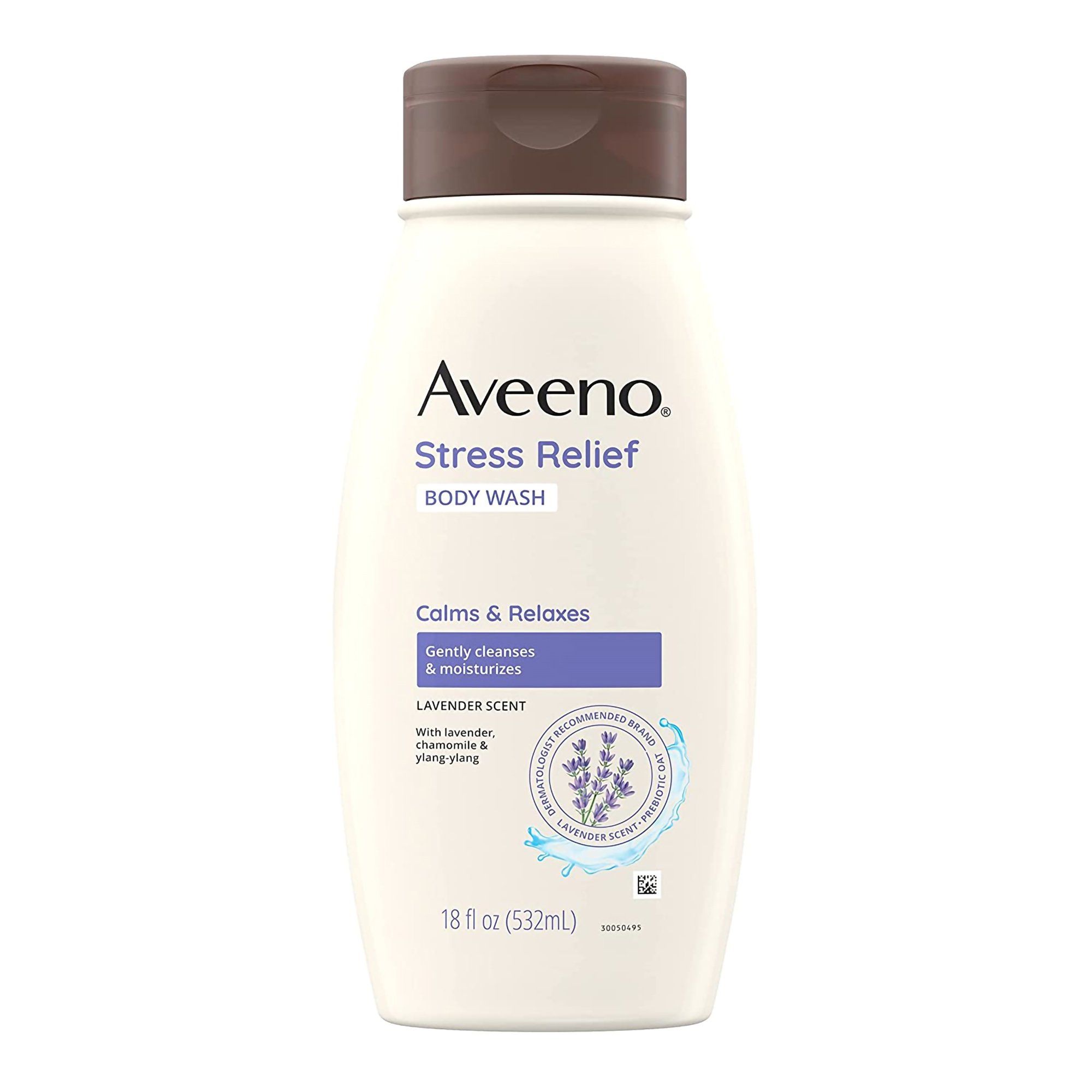 Aveeno Stress Relief Body Wash with Lavender Scent - 18 fl oz