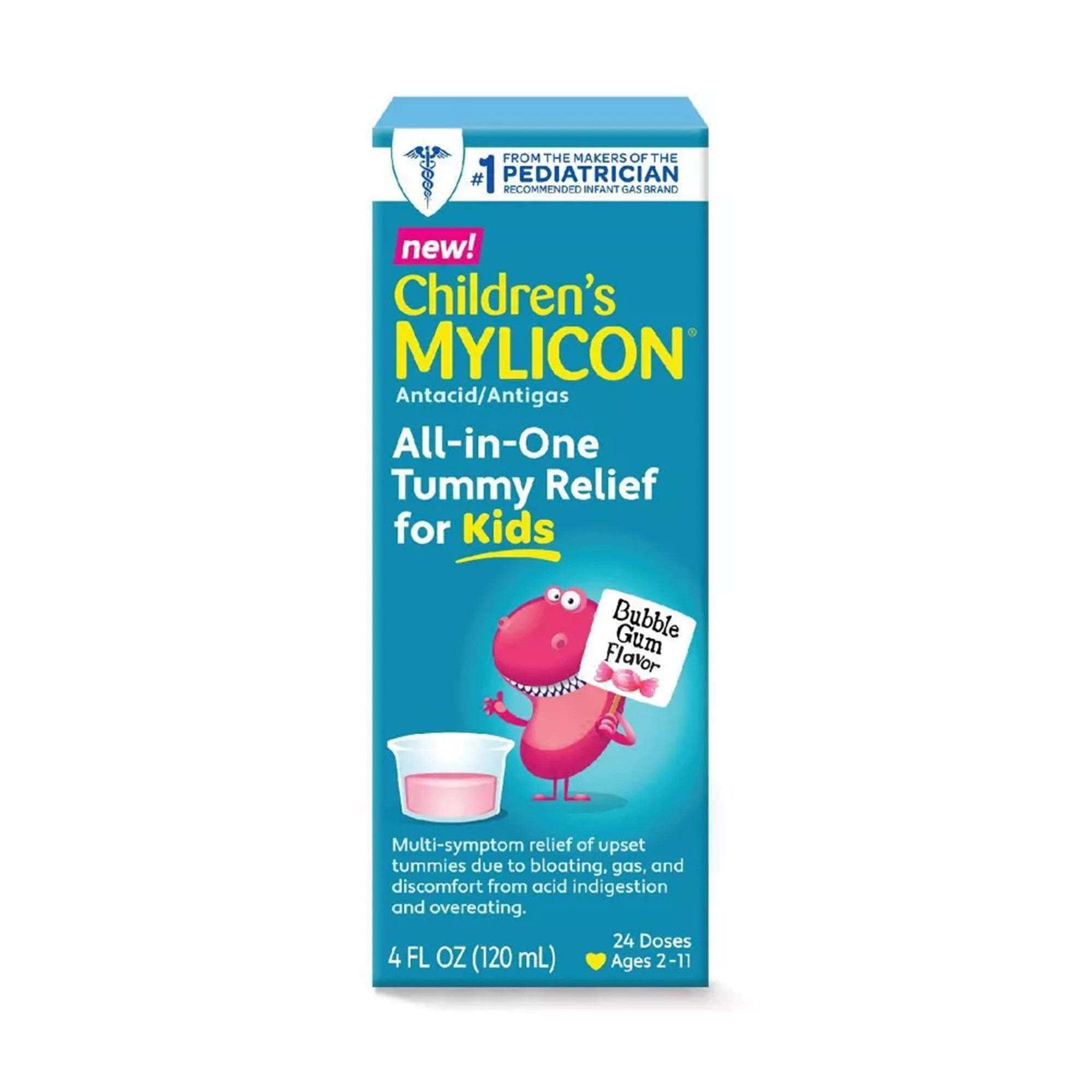 Mylicon Children's All-in-One Antacid/Antigas Tummy Relief for Kids ...
