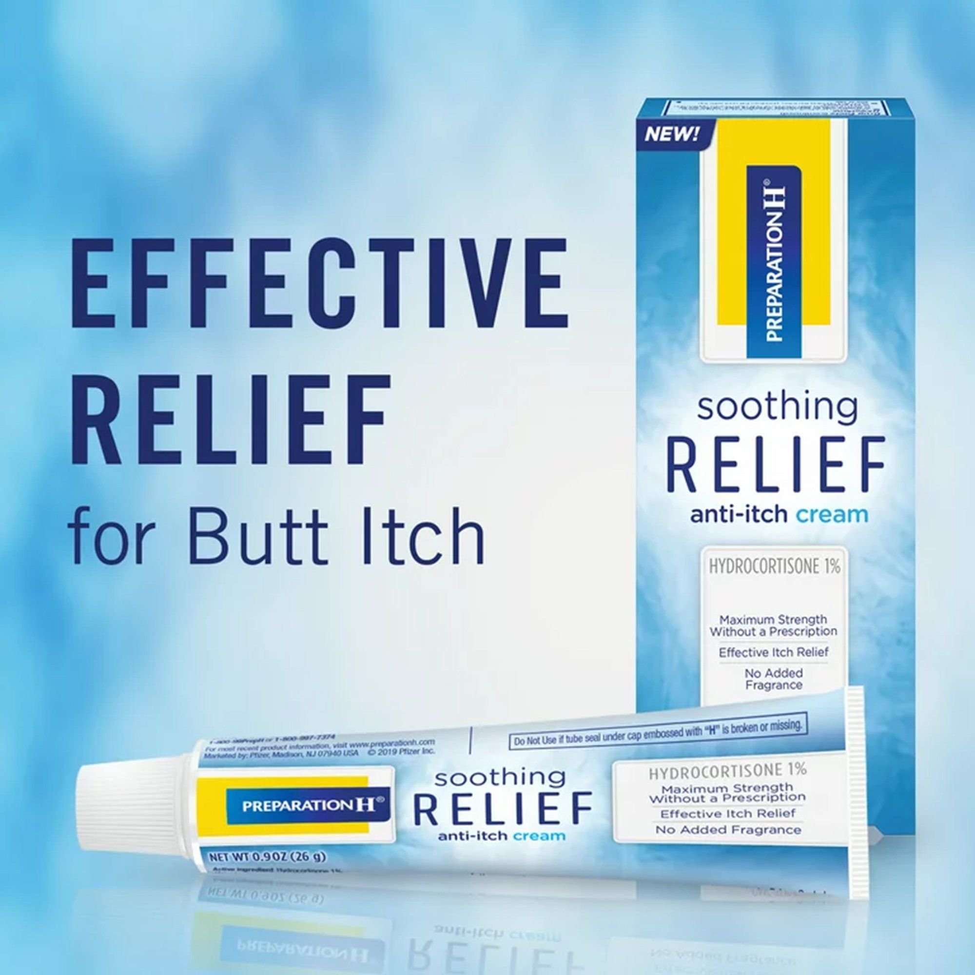 Preparation H Soothing Relief Anti-Itch Cream - 0.9 oz