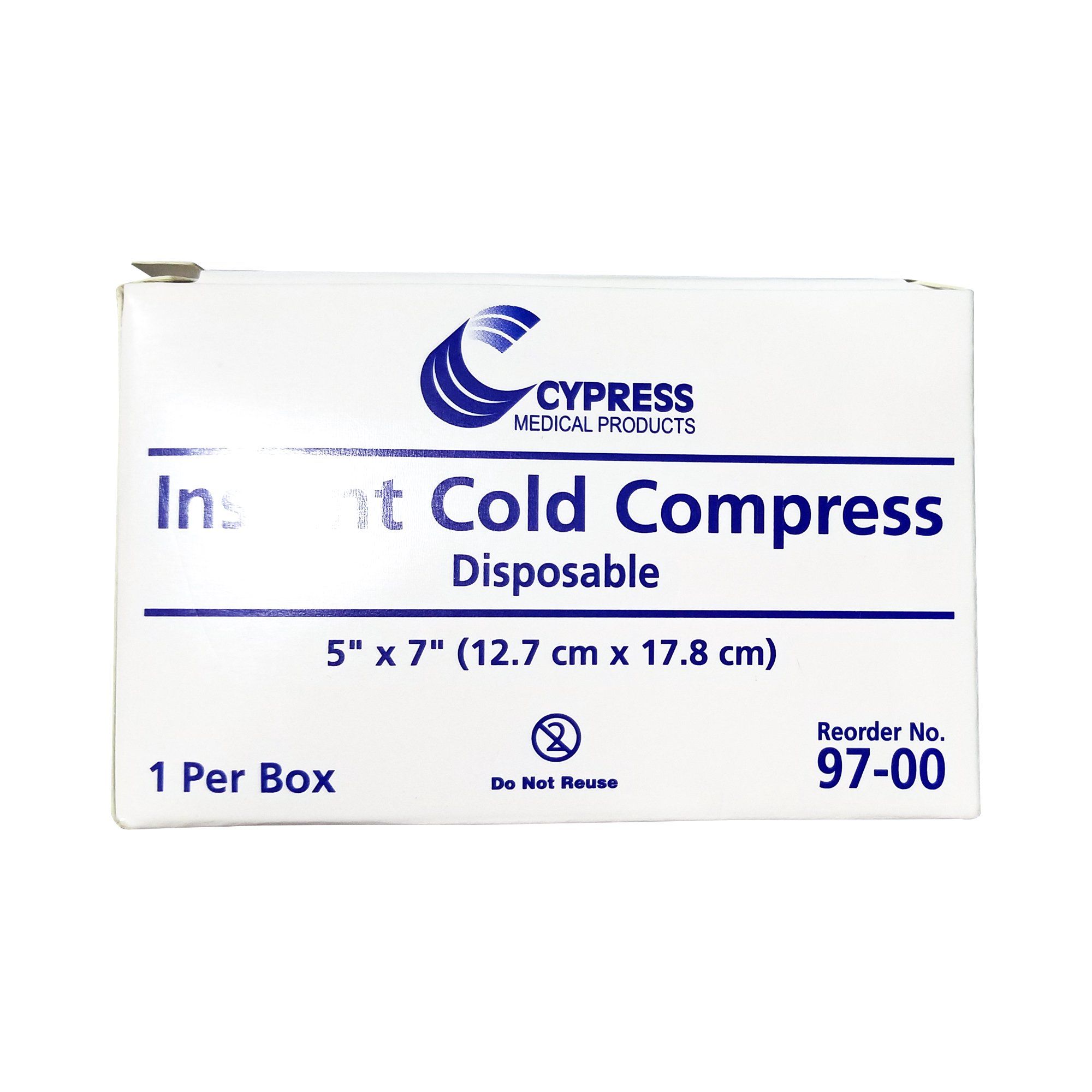 Cypress Instant Cold Compress Pack, Small, 5" x 7" - 1 ct