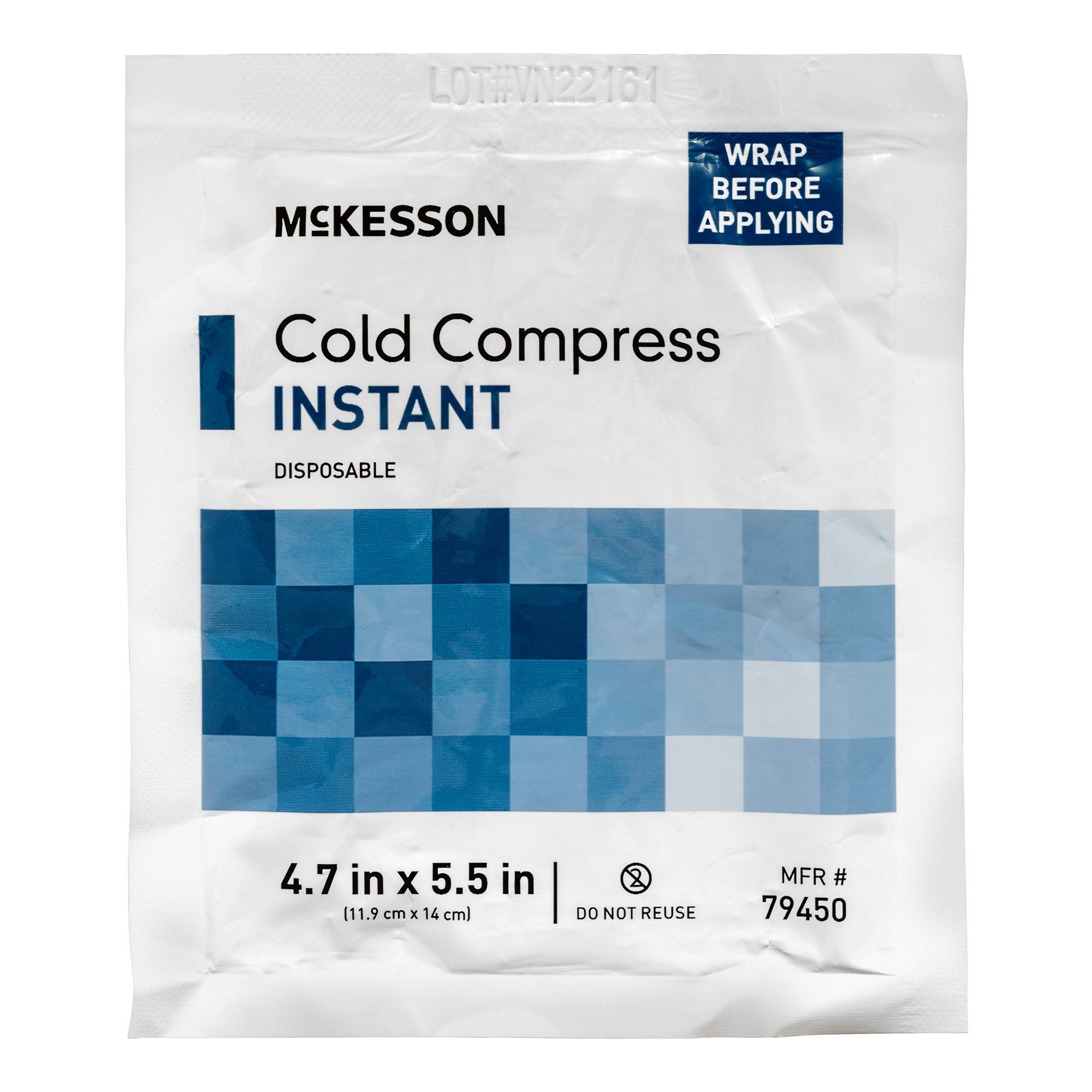 McKesson Instant Cold Compress, 4.7" x 5.5" - 10 ct