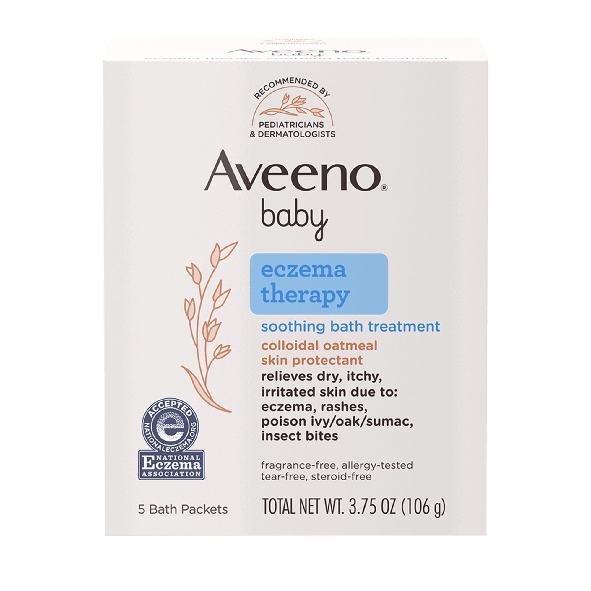 Aveeno Baby Eczema Therapy Baby Soap Powder - 5 packets