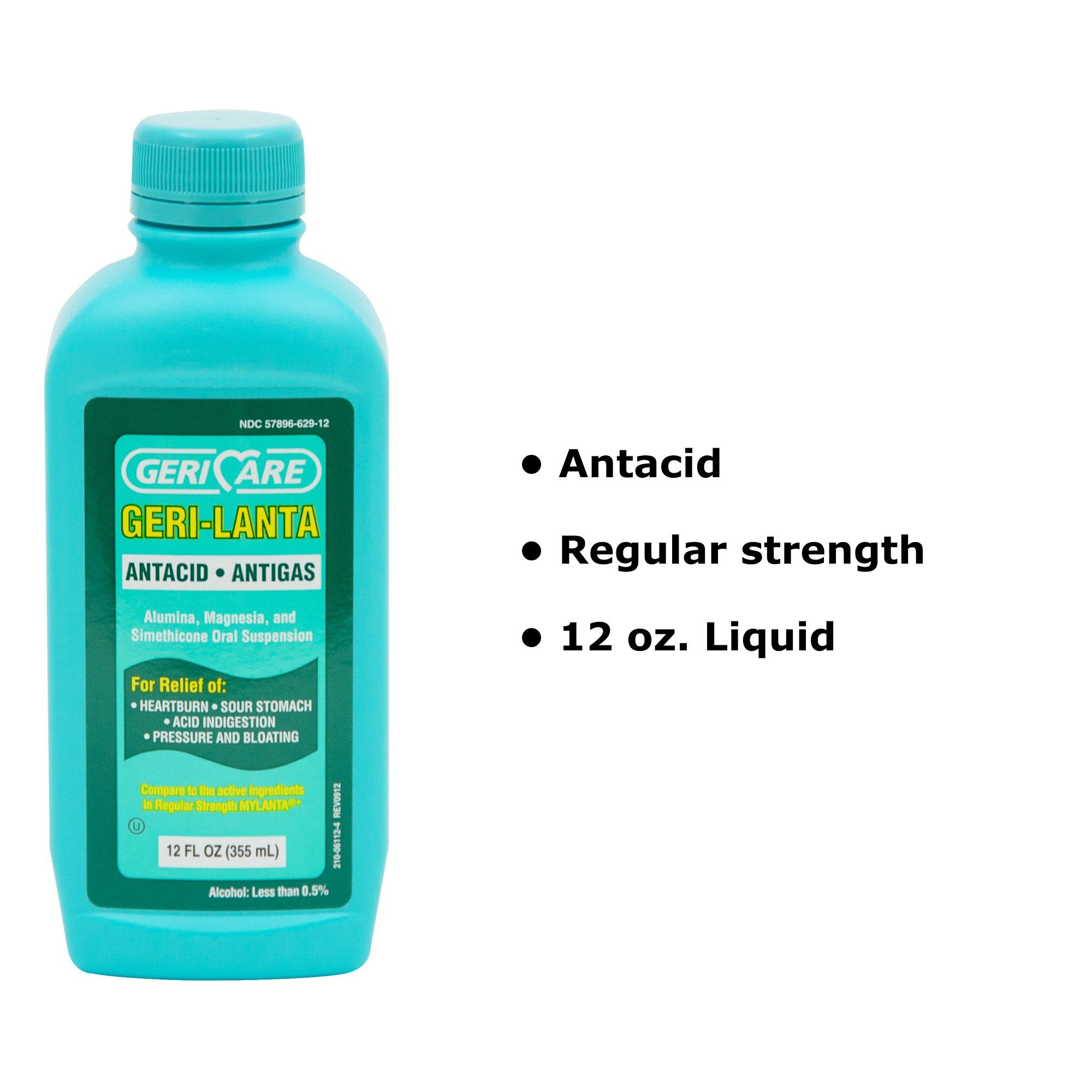 Geri-Care Geri-Lanta Antacid & Antigas Liquid - 12 fl oz