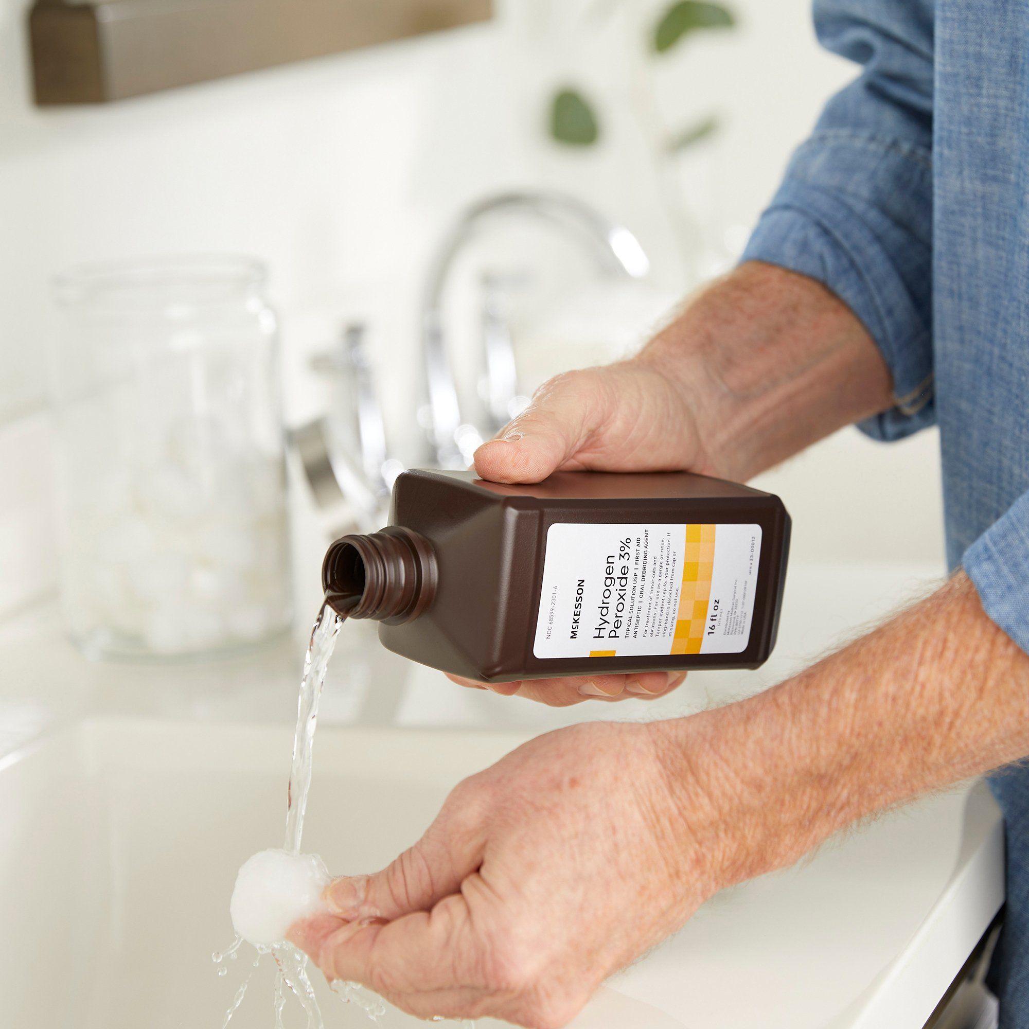 McKesson Hydrogen Peroxide 3% First Aid Antiseptic - 16 fl oz