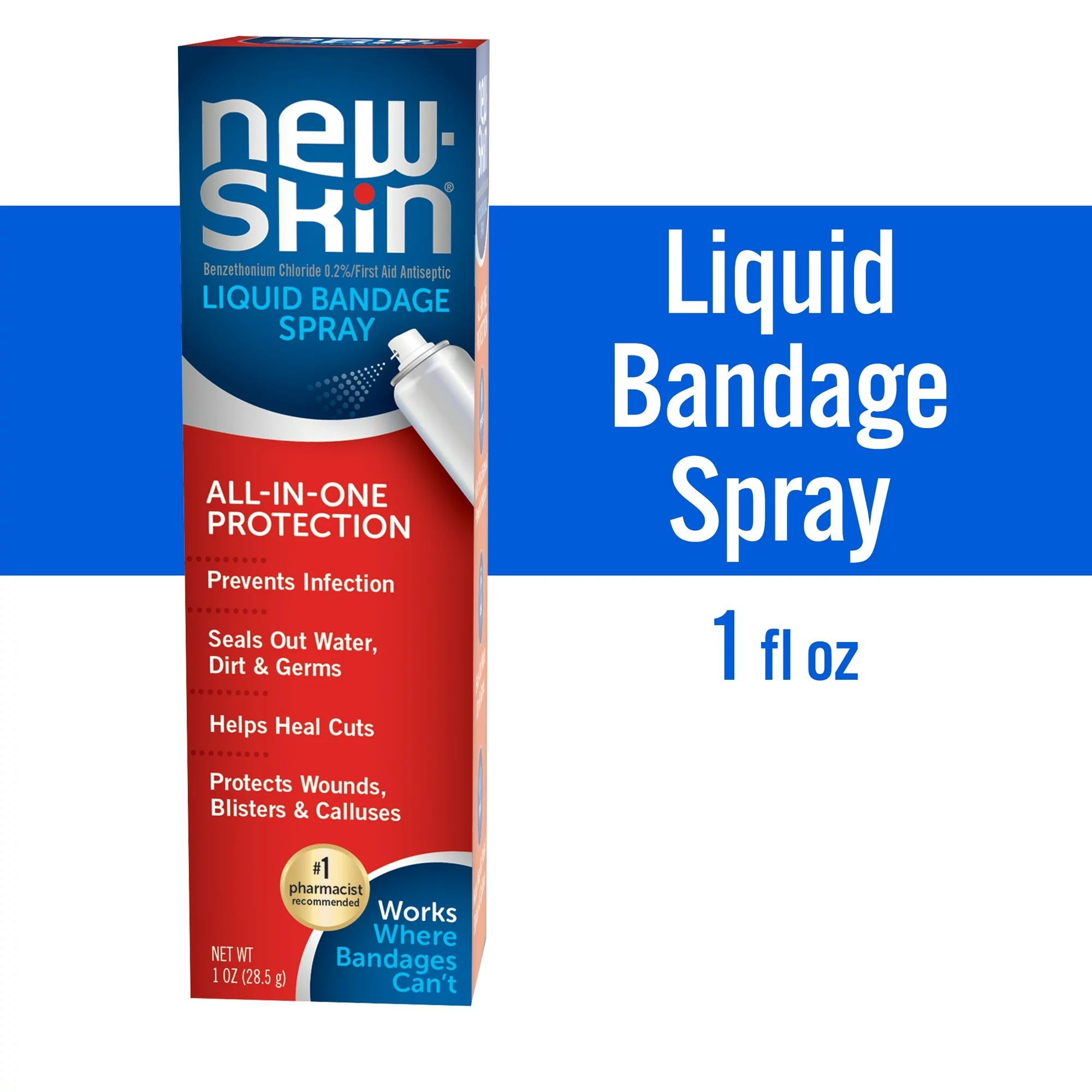 New-Skin Liquid Bandage Spray for Scrapes & Minor Cuts - 1 fl oz