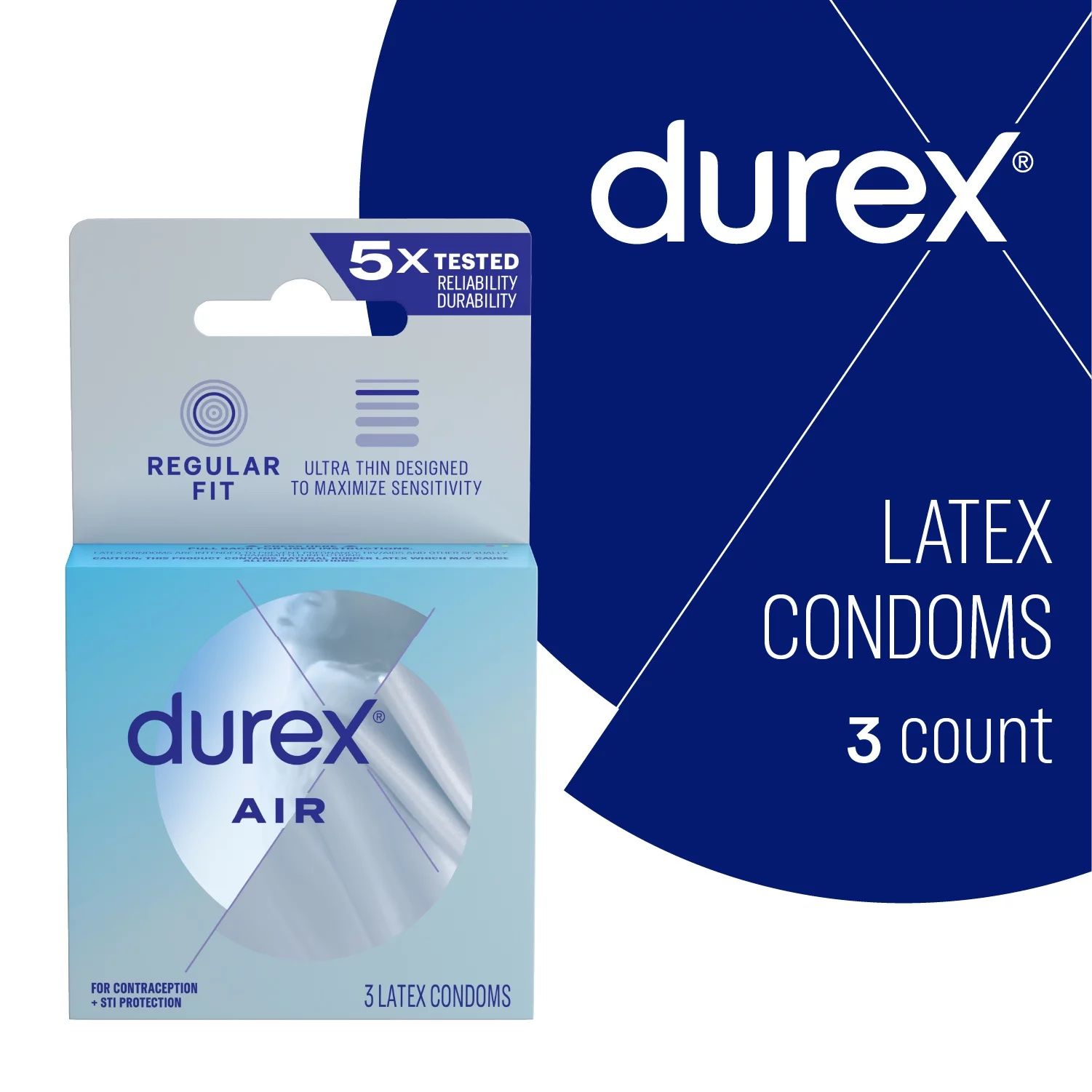 Durex Air Ultra Thin Latex Condoms - 3 ct