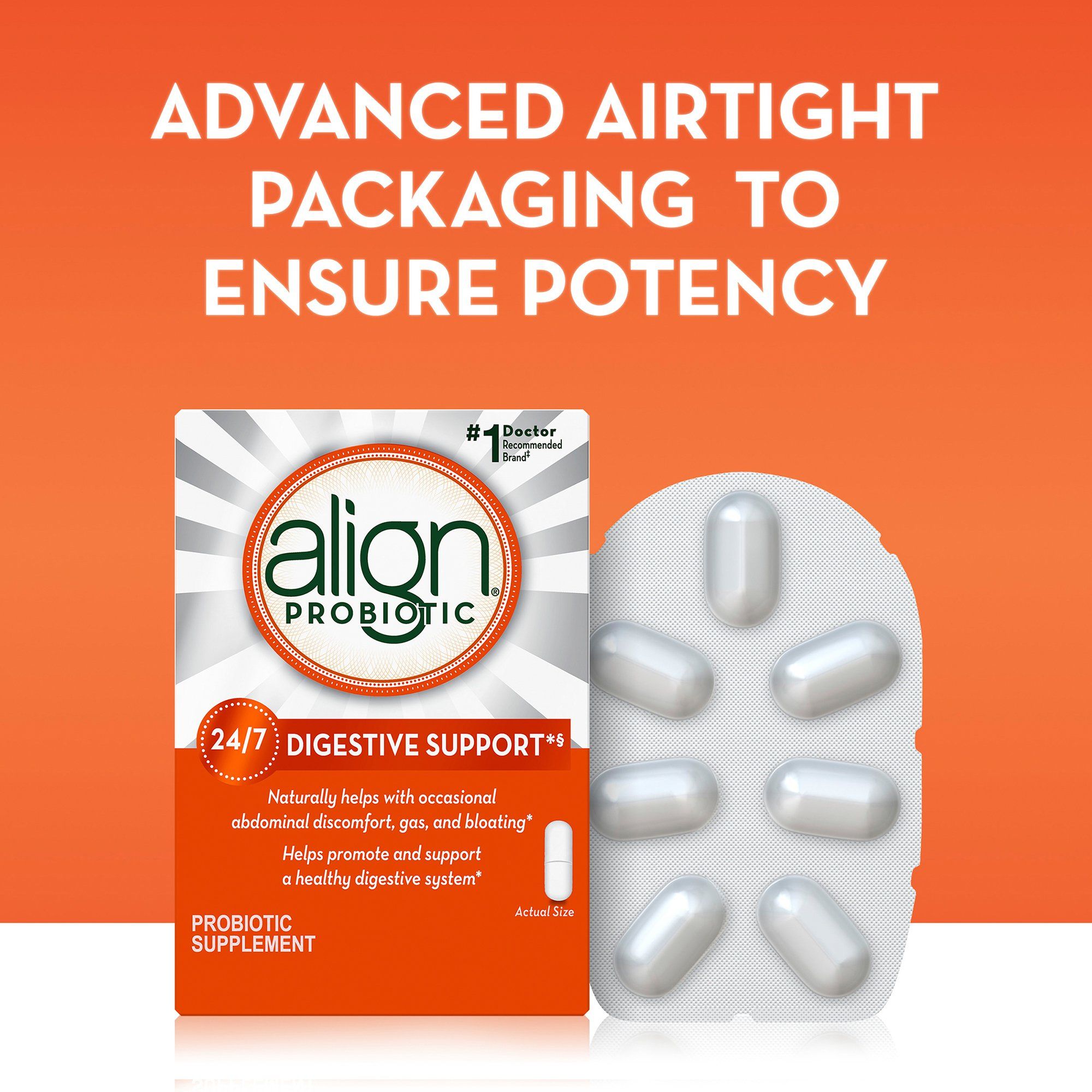 Align Probiotic Digestive Support Capsules - 42 ct