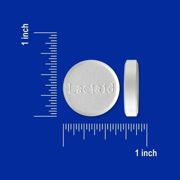 Lactaid Fast Act Lactase Enzyme Chewable Tablets, Vanilla Twist - 32 ct