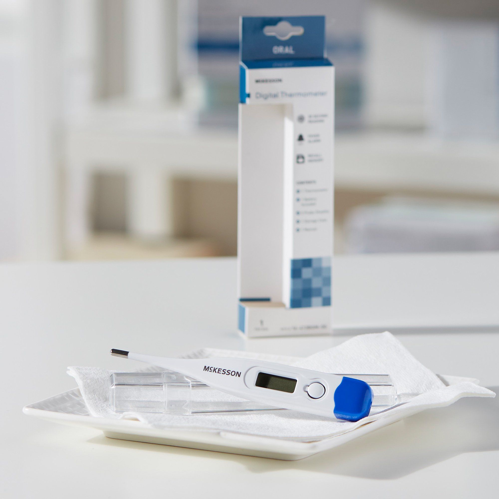 McKesson Oral Probe Handheld Digital Stick Thermometer - 1 ct