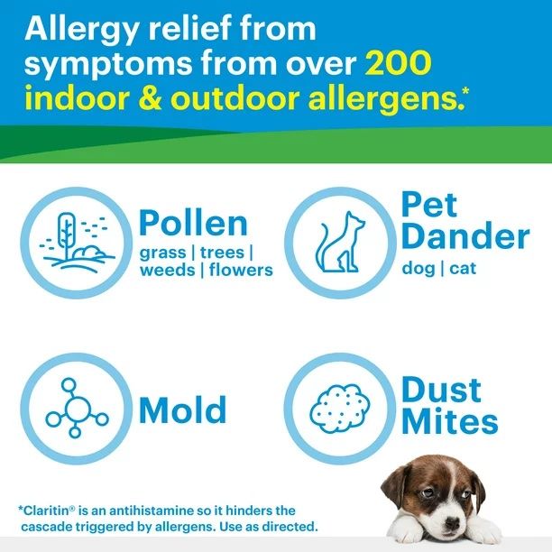 Claritin Allergy Relief 24 Hour Non-Drowsy Liqui-Gel Capsules, 10 mg ...