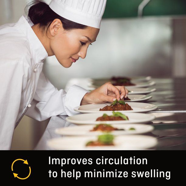 FUTURO Ultra Sheer Mild Compression Waist High Pantyhose, Plus - 1 pair