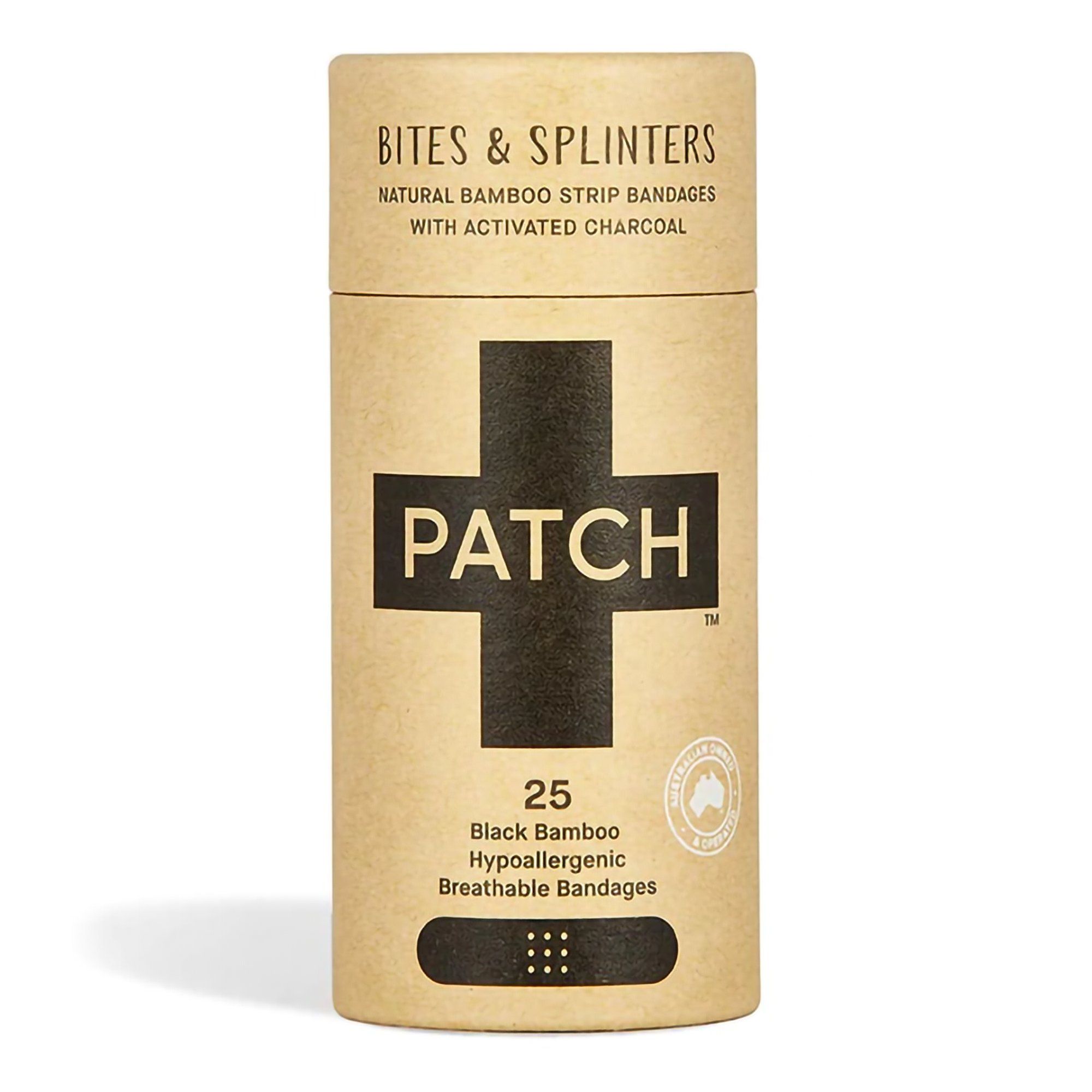 PATCH Bites & Splinters with Charcoal Bandages - 25 ct