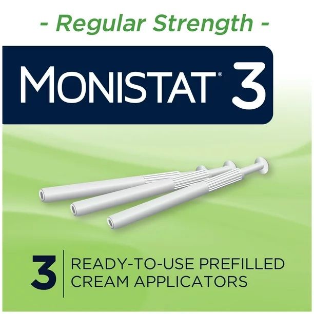 Monistat 3-Dose Yeast Infection Treatment, Prefilled Cream Applicators ...